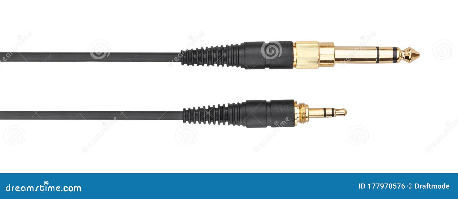 Audio jack stock photo. Image of minijack, cables, closeup - 177970576