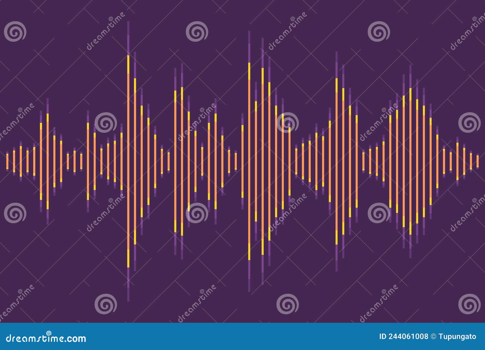 Audio levels simple vector stock vector. Illustration of streaming ...
