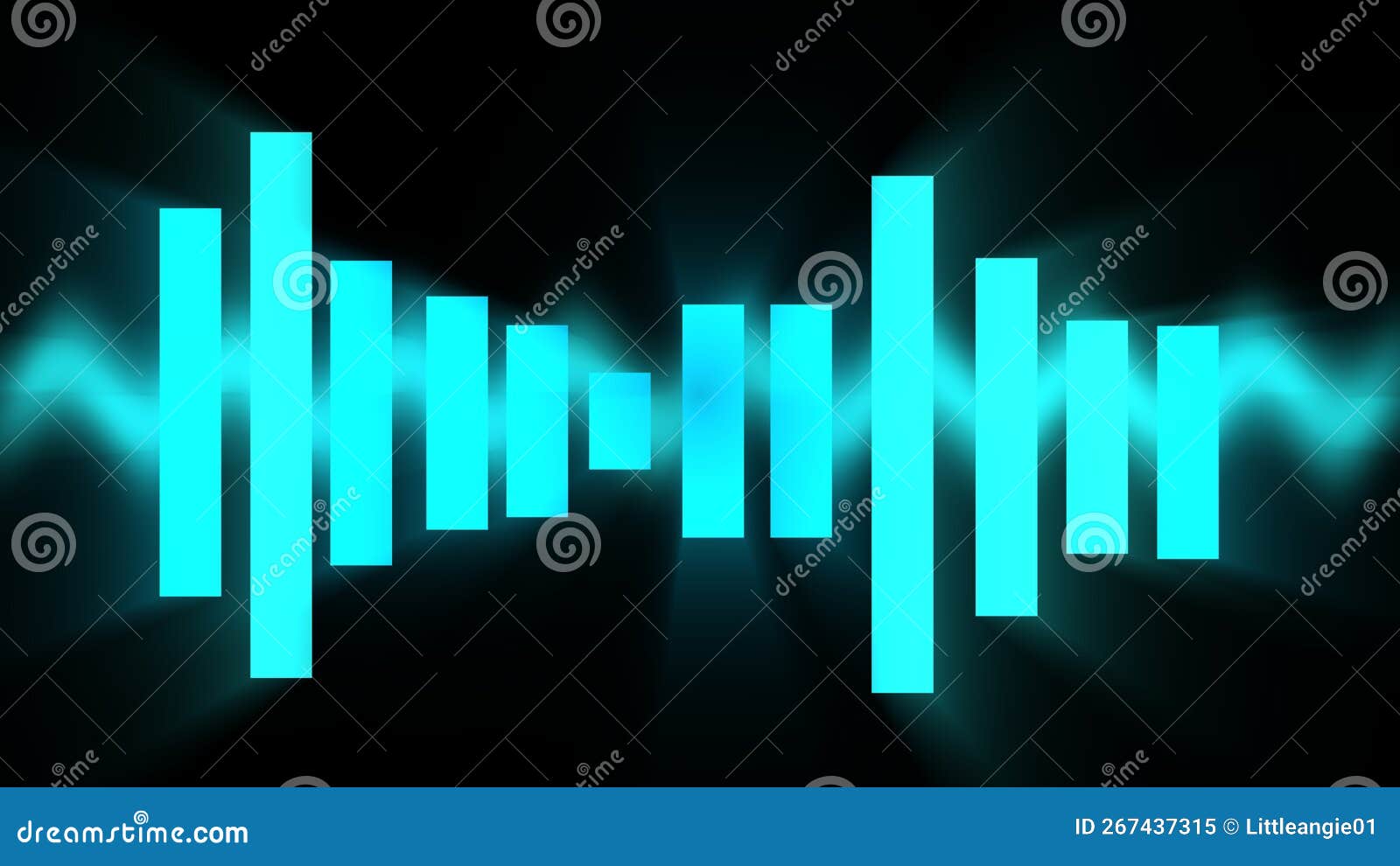 Audio Levels Wave Chart and Graph Illustration Stock Illustration ...