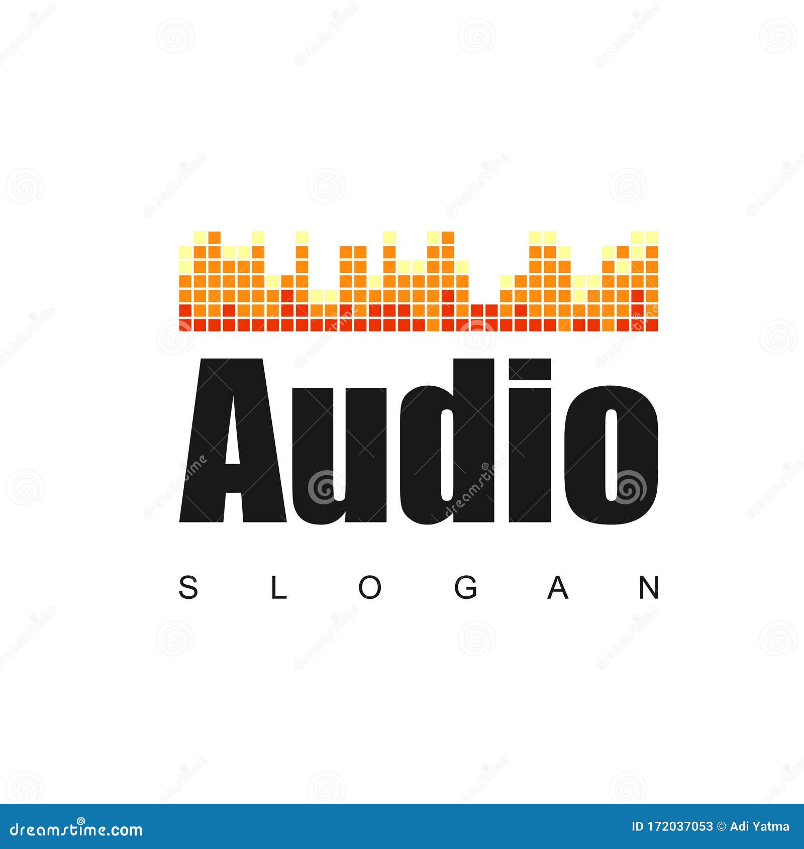 Audio Bar Logo Design Inspiration Stock Vector - Illustration of shape ...