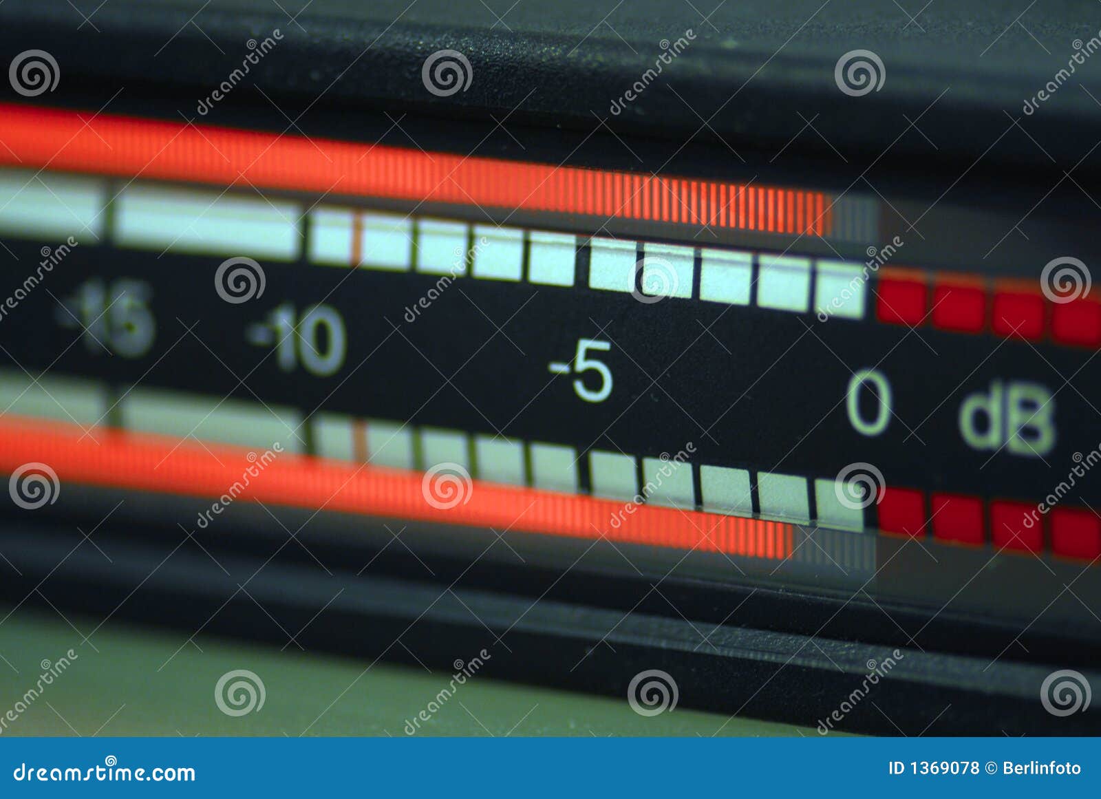 Audio meter RTW stock photo. Image of board, monitor, hifi - 1369078