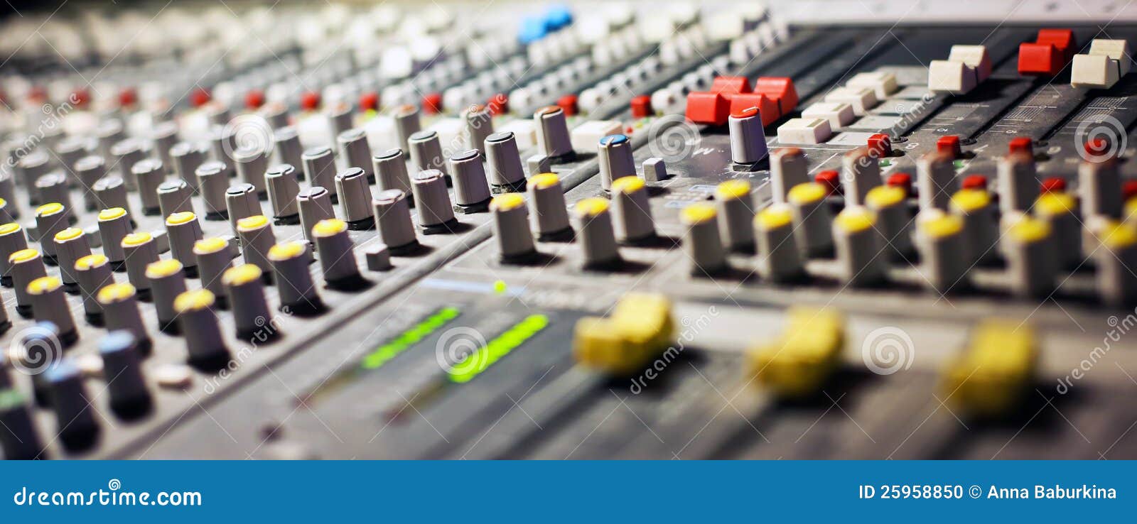 Audio Mixer, Music Equipment. Recording Studio Gears, Broadcasting ...