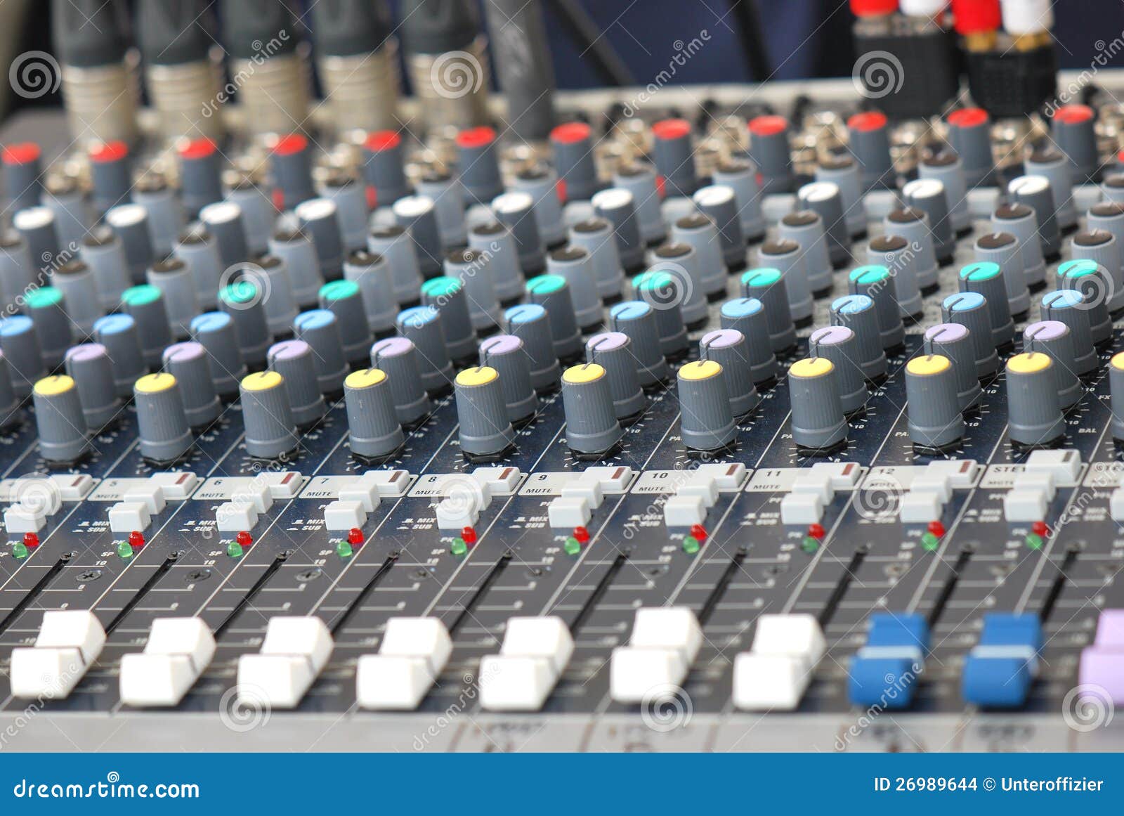 Audio Mixer stock photo. Image of ratio, mono, record - 26989644