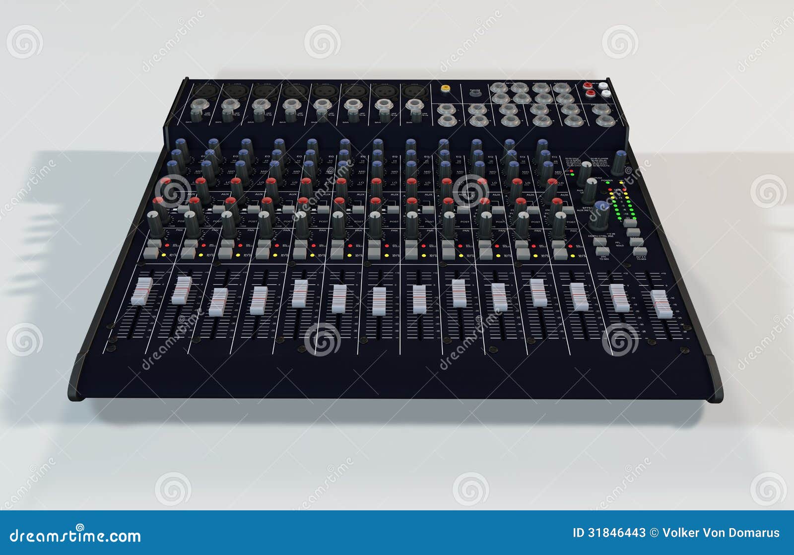 Audio Mixer stock illustration. Illustration of graphic - 31846443