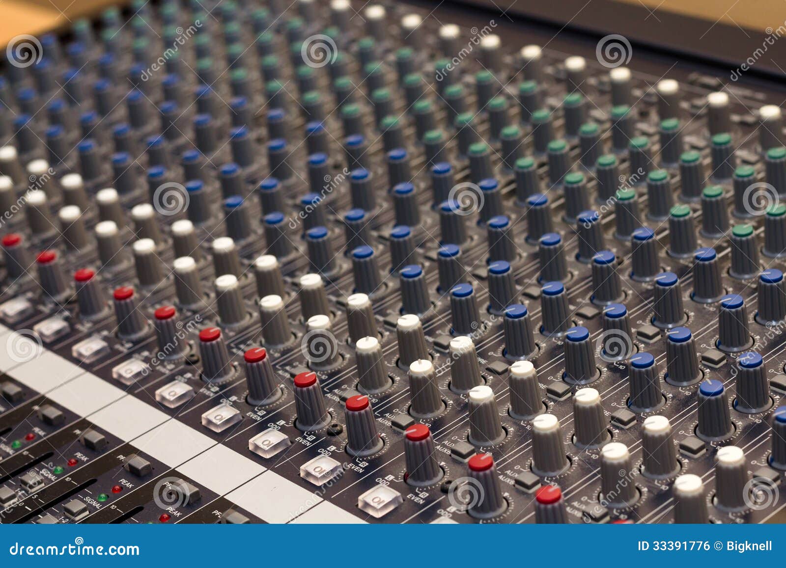 Audio mixer stock photo. Image of mixer, button, gray - 33391776