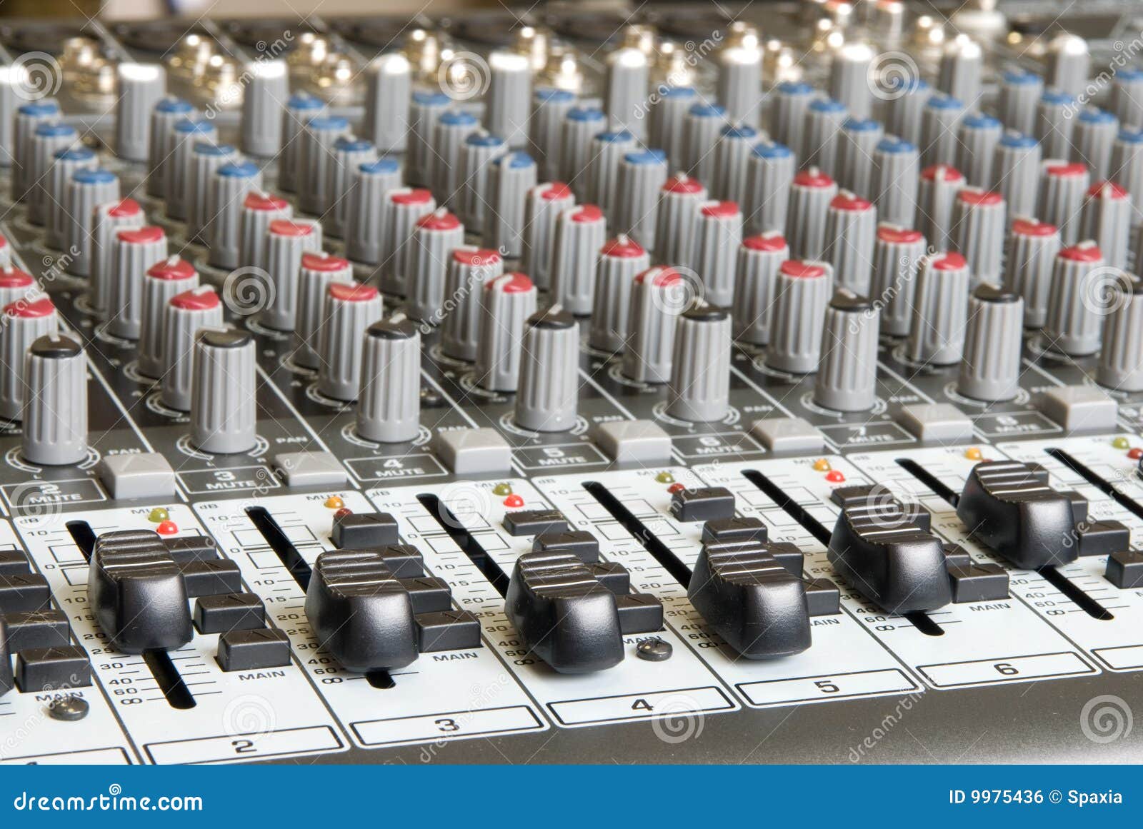 Audio mixing board stock photo. Image of digital, console - 9975436