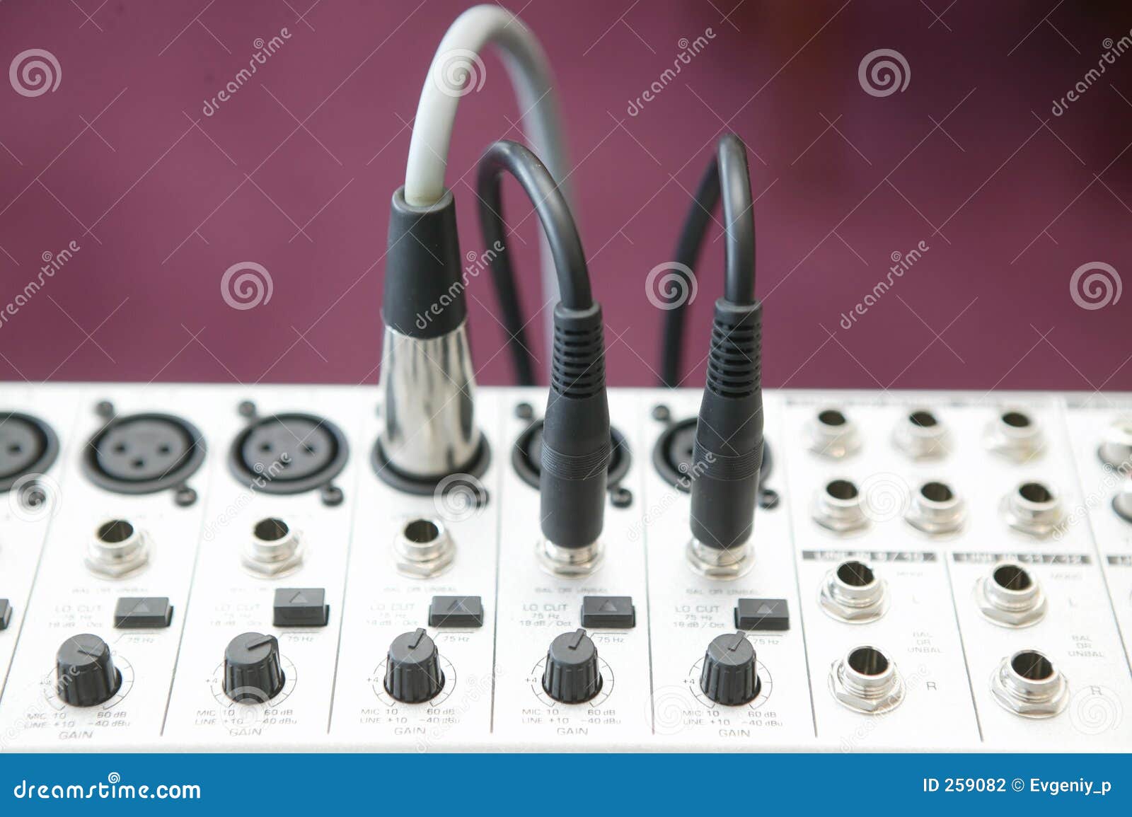 Audio Mixing panel 2 stock photo. Image of petersburg, bass - 259082