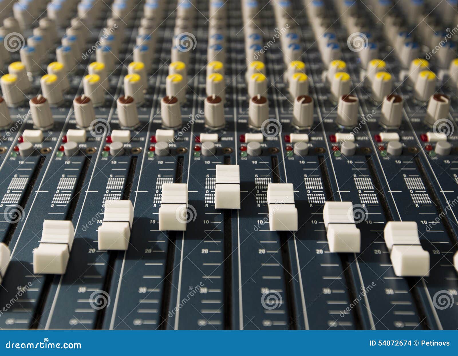 Audio recording studio stock photo. Image of macro, digital - 54072674