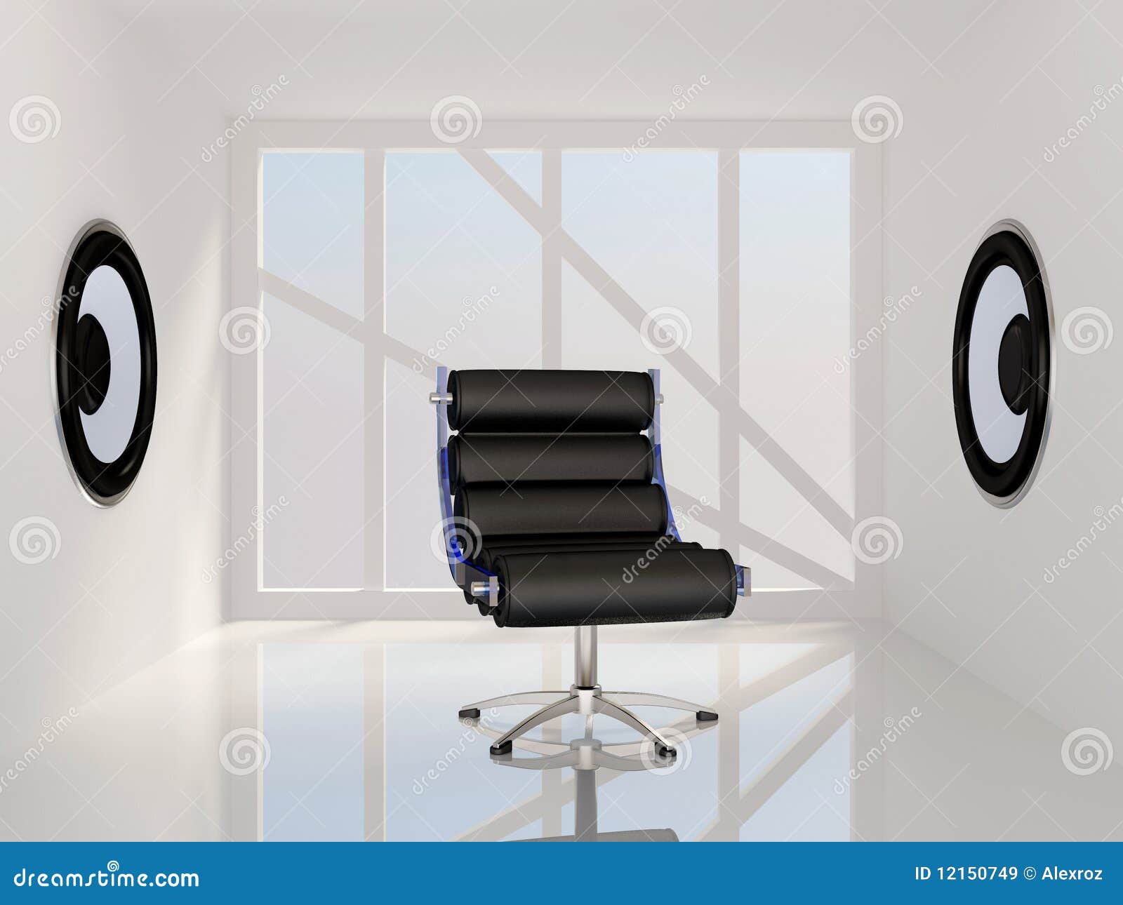 Audio room stock illustration. Illustration of graphic - 12150749