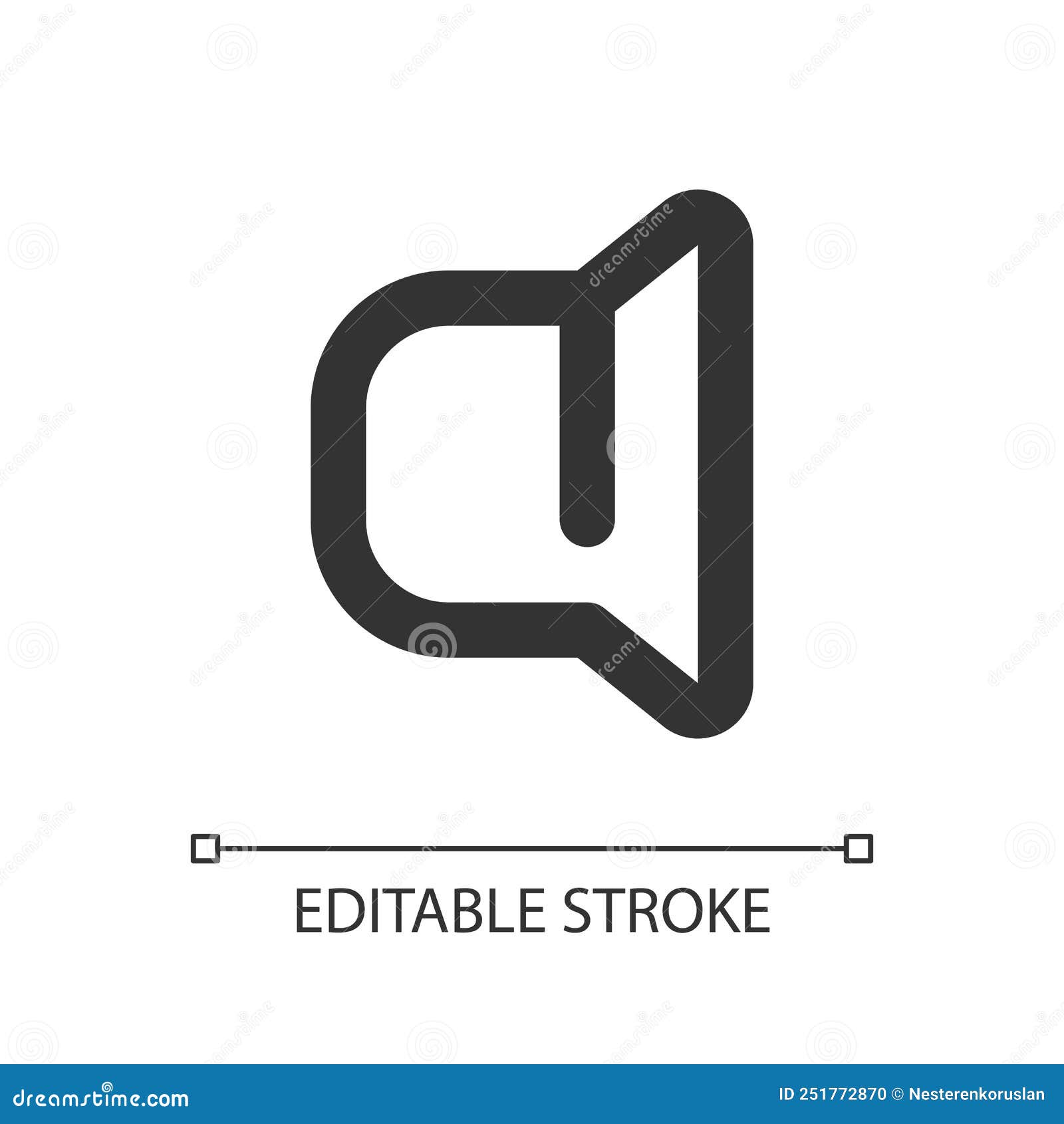 Audio Settings Pixel Perfect Linear Ui Icon Stock Vector - Illustration ...