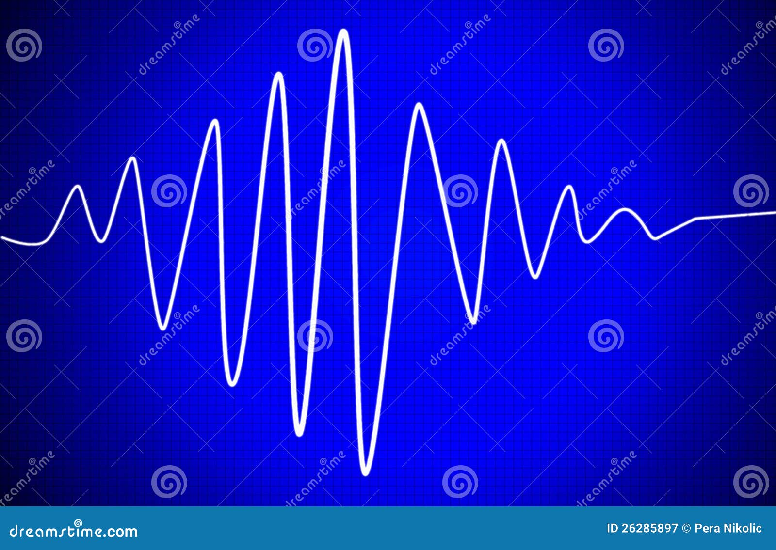 Audio signal stock illustration. Illustration of health - 26285897