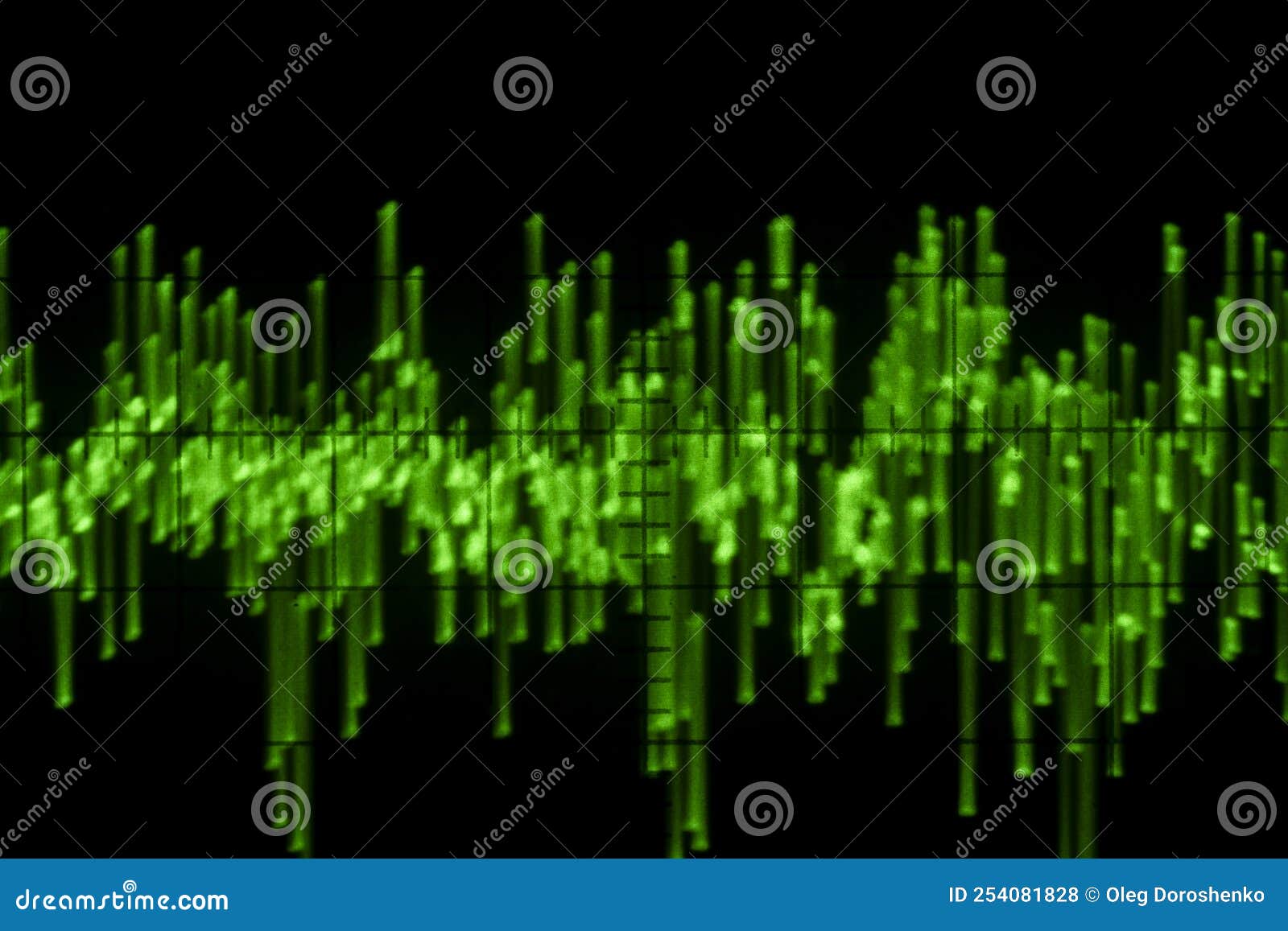 Audio Signal on Oscilloscope Screen. Communication and Electronics ... Audio Signal on Oscilloscope Screen. Communication and Electronics ...
