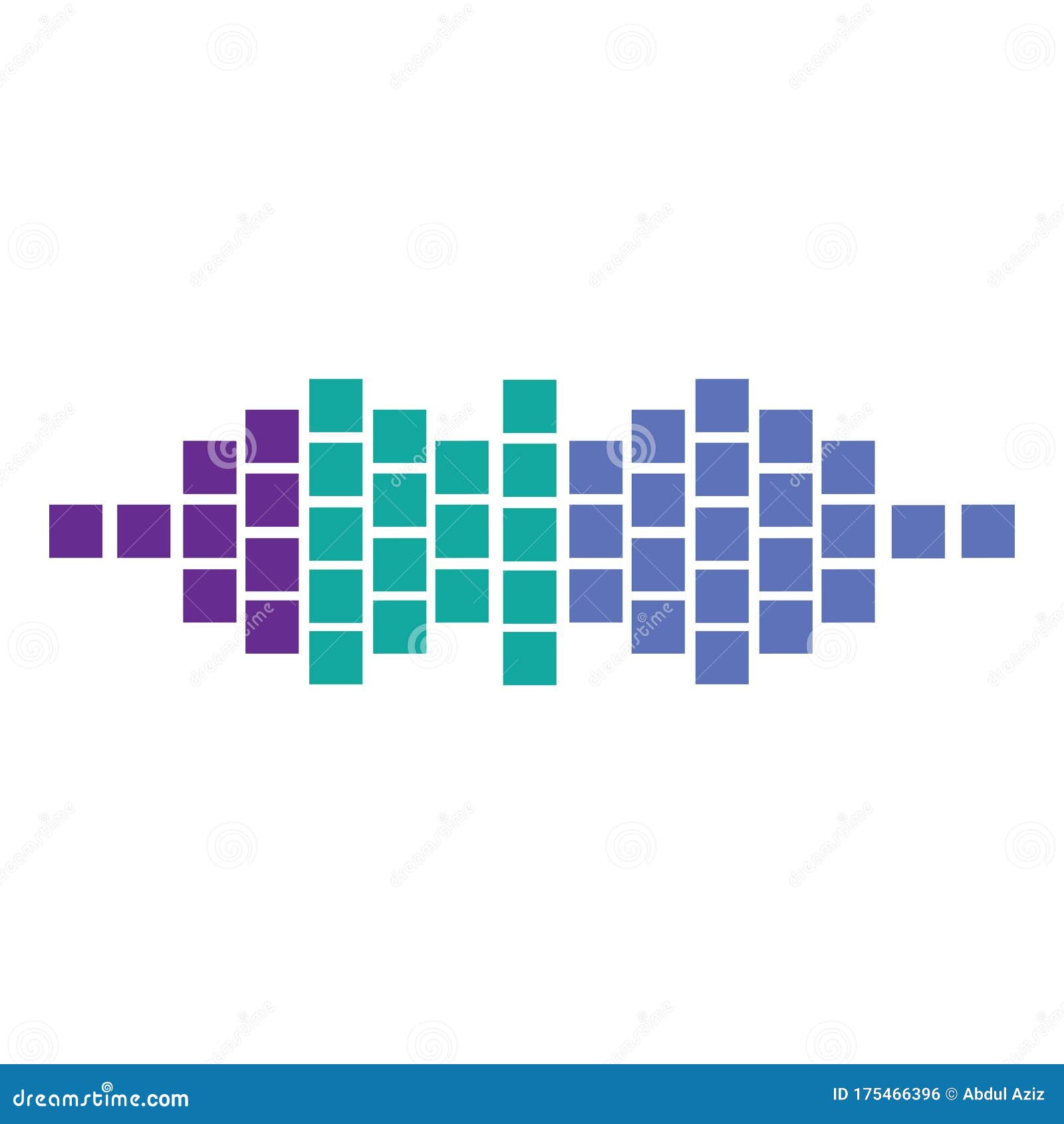 Audio, Sound Illustration Logo Vector Stock Illustration - Illustration ...