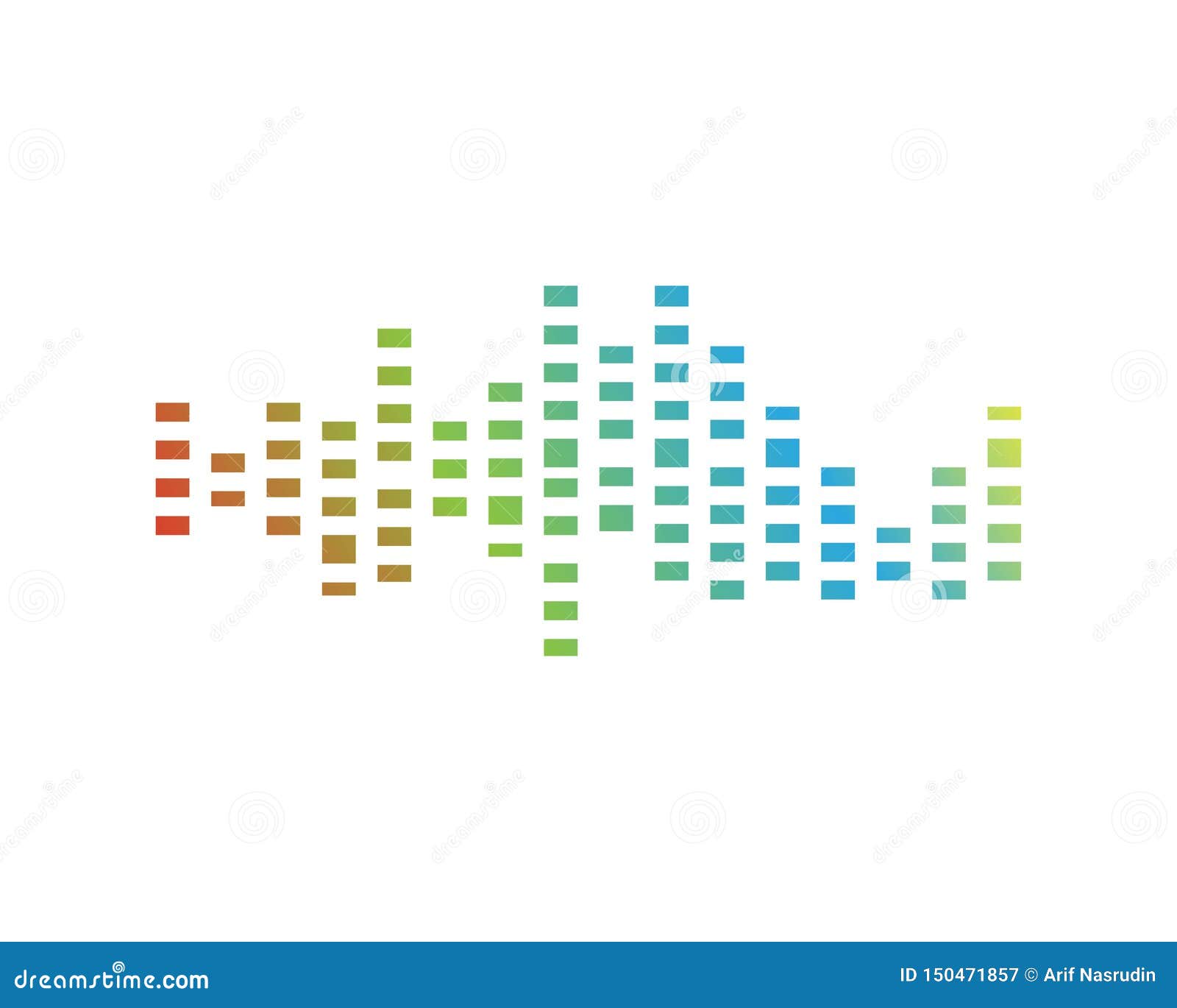 Audio Sound Logo Template Wave Design Concept Icon Stock Vector ...