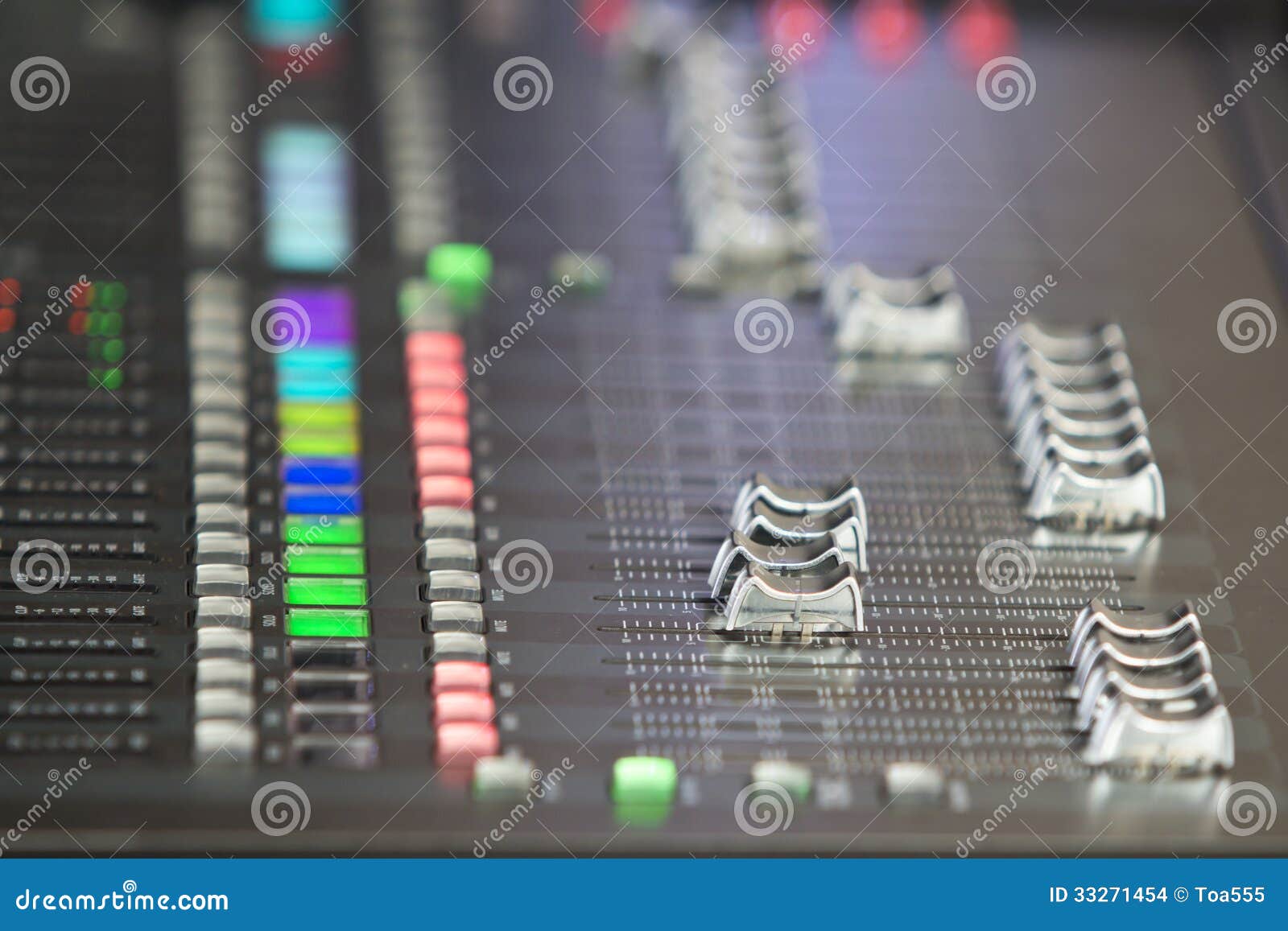 Audio Sound Mixer in Concert Stock Photo - Image of digital, instrument ...