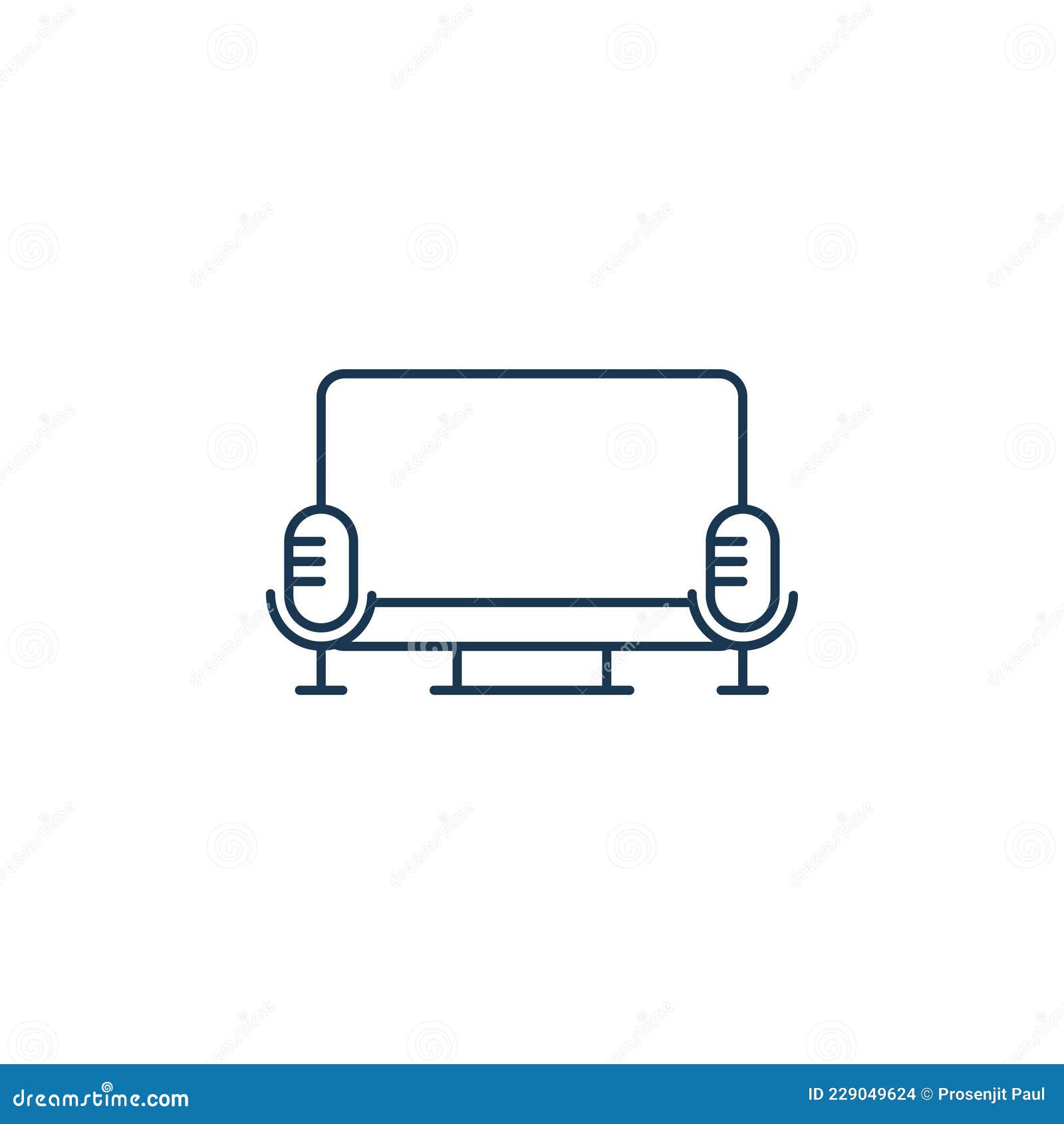 Audio Sound System Television Icon Stock Vector - Illustration of ...