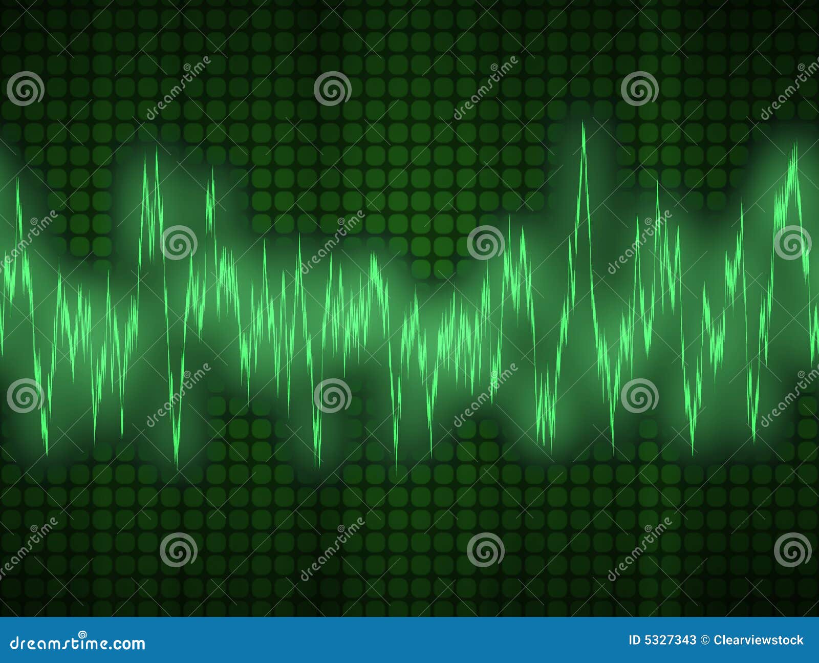 Audio or sound wave stock vector. Illustration of audio - 5327343
