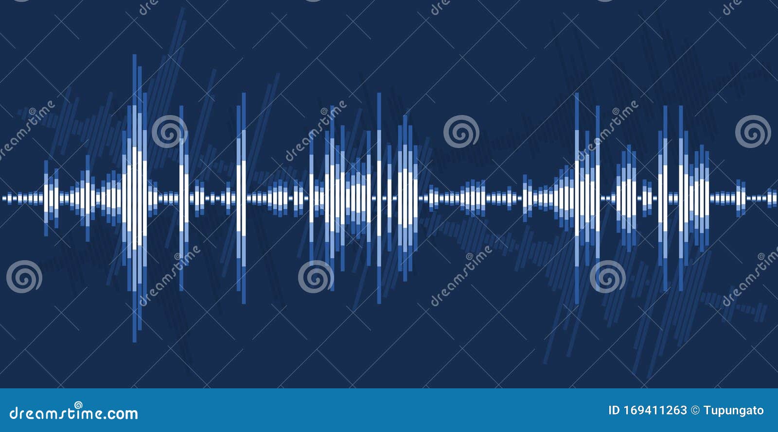 Audio sound wave graphics stock vector. Illustration of synth - 169411263