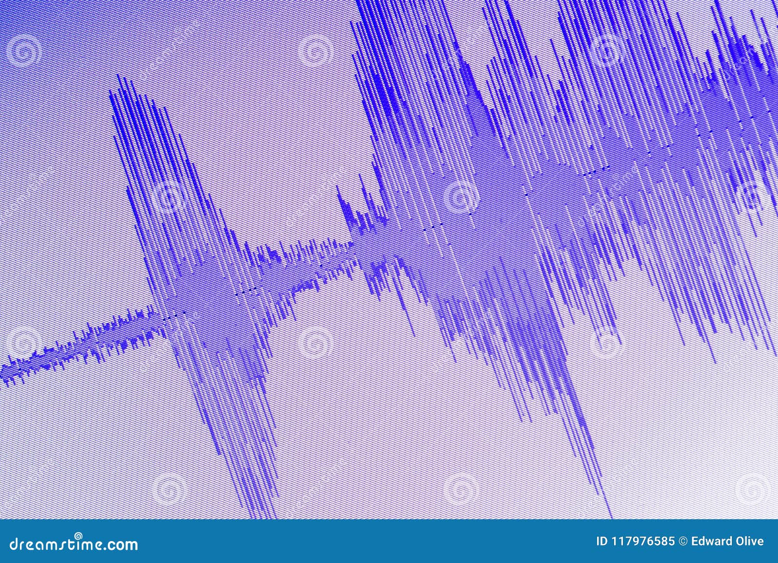 Audio Sound Wave Studio Editing Stock Image - Image of frequency ...