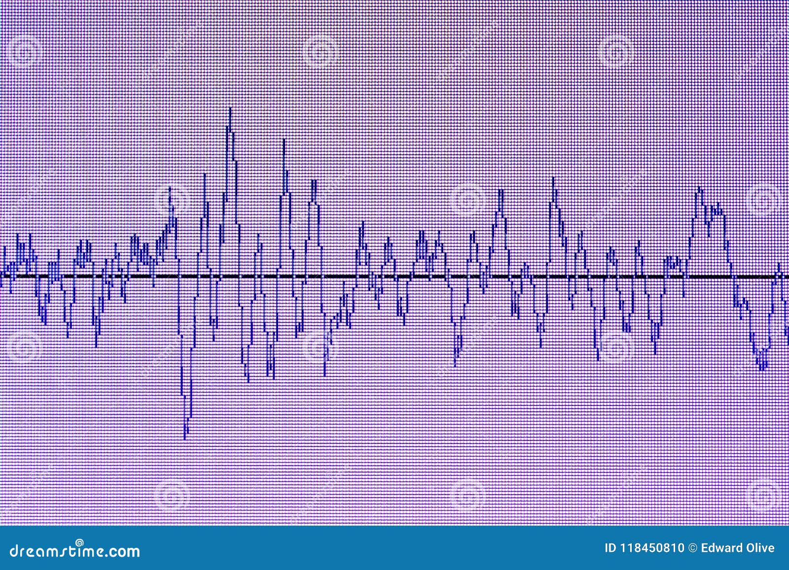 Audio Sound Wave Studio Editing Stock Photo - Image of singer, disco ...