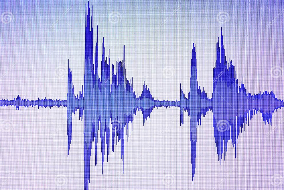 Audio Sound Wave Studio Editing Stock Image - Image of abstract, sound ...