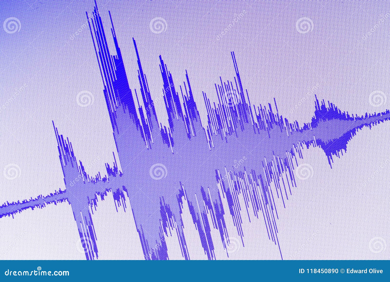 Audio Sound Wave Studio Editing Stock Photo - Image of soundtrack ...