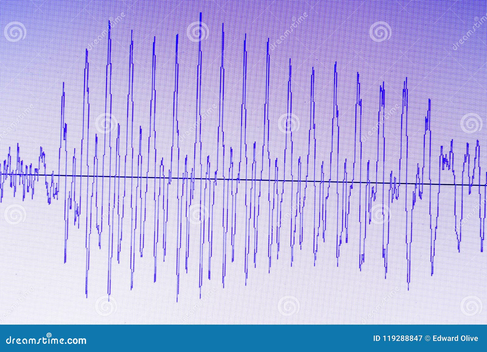 Audio Sound Wave Studio Editing Stock Image - Image of graphic, audio ...