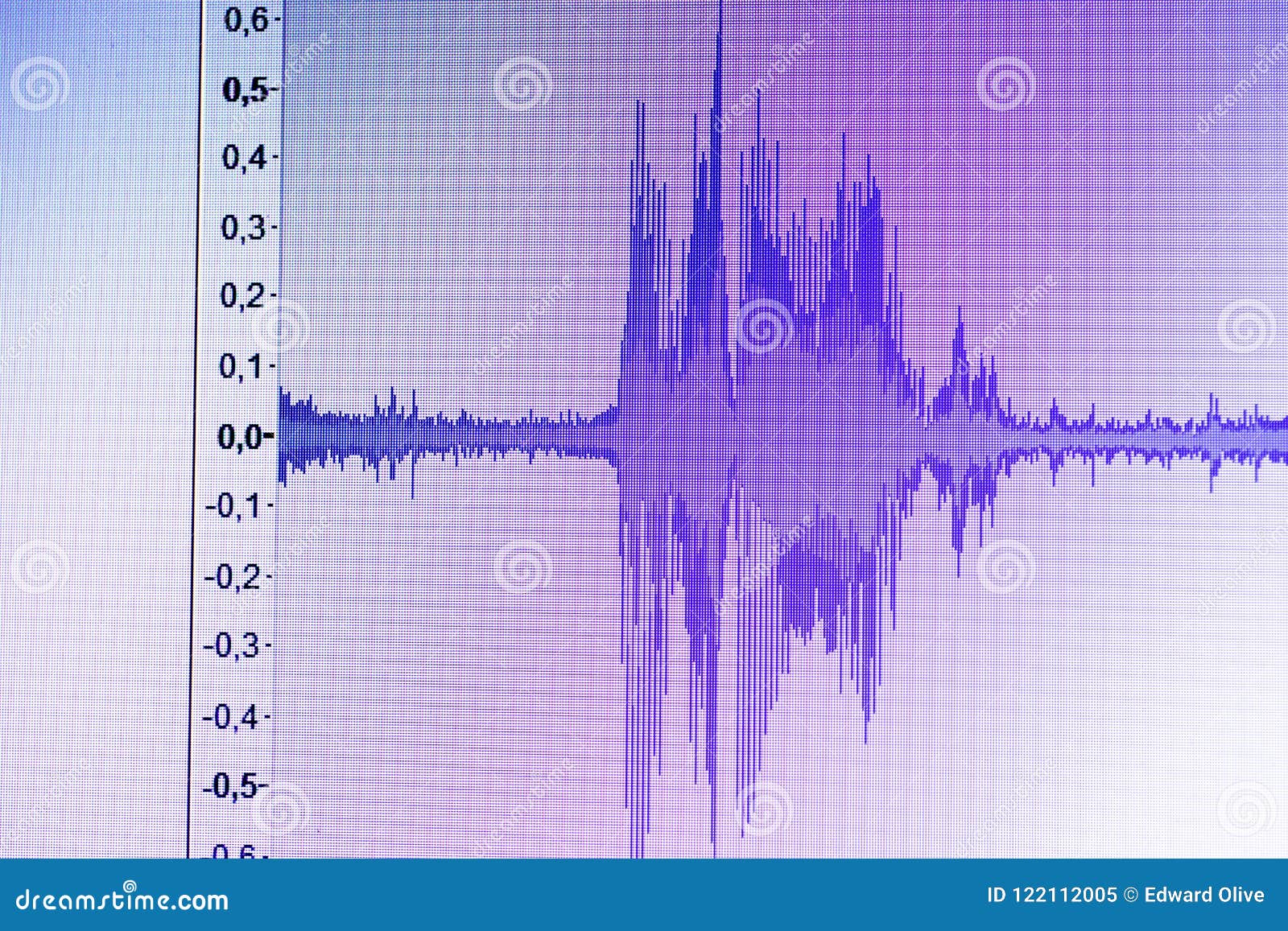 Audio Sound Wave Studio Editing Stock Illustration - Illustration of ...