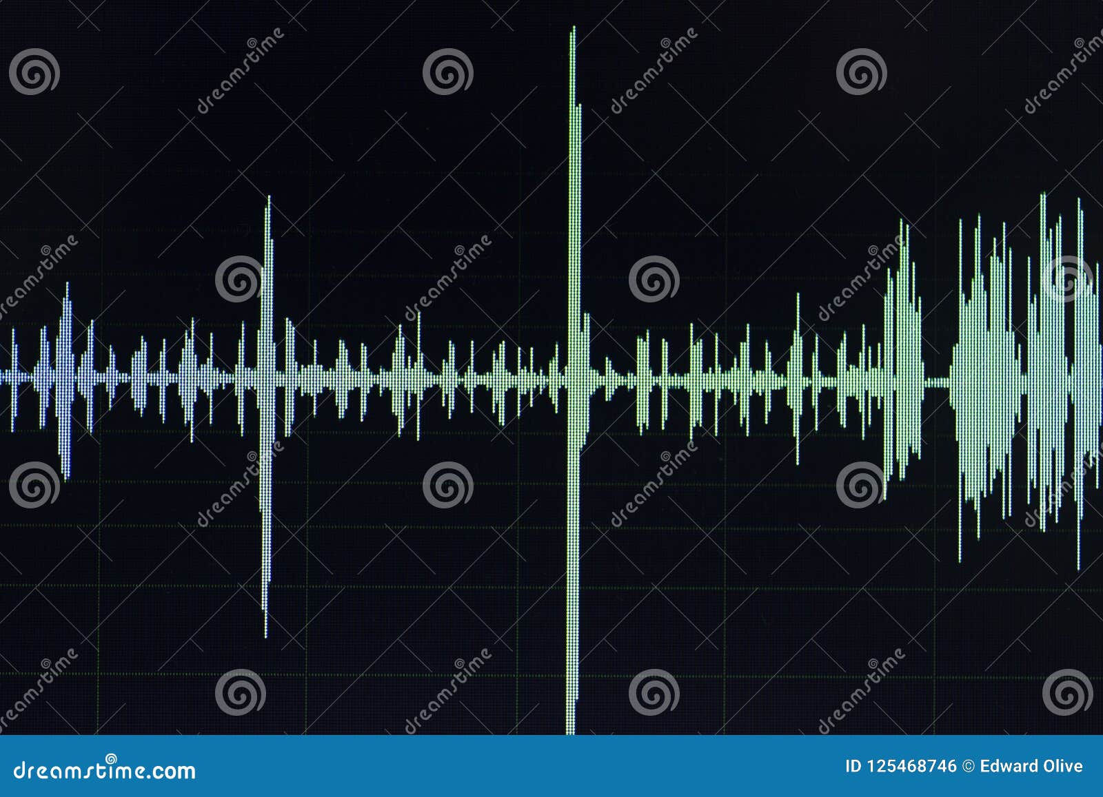 Audio Sound Wave Studio Editing Stock Photo - Image of disco, record ...