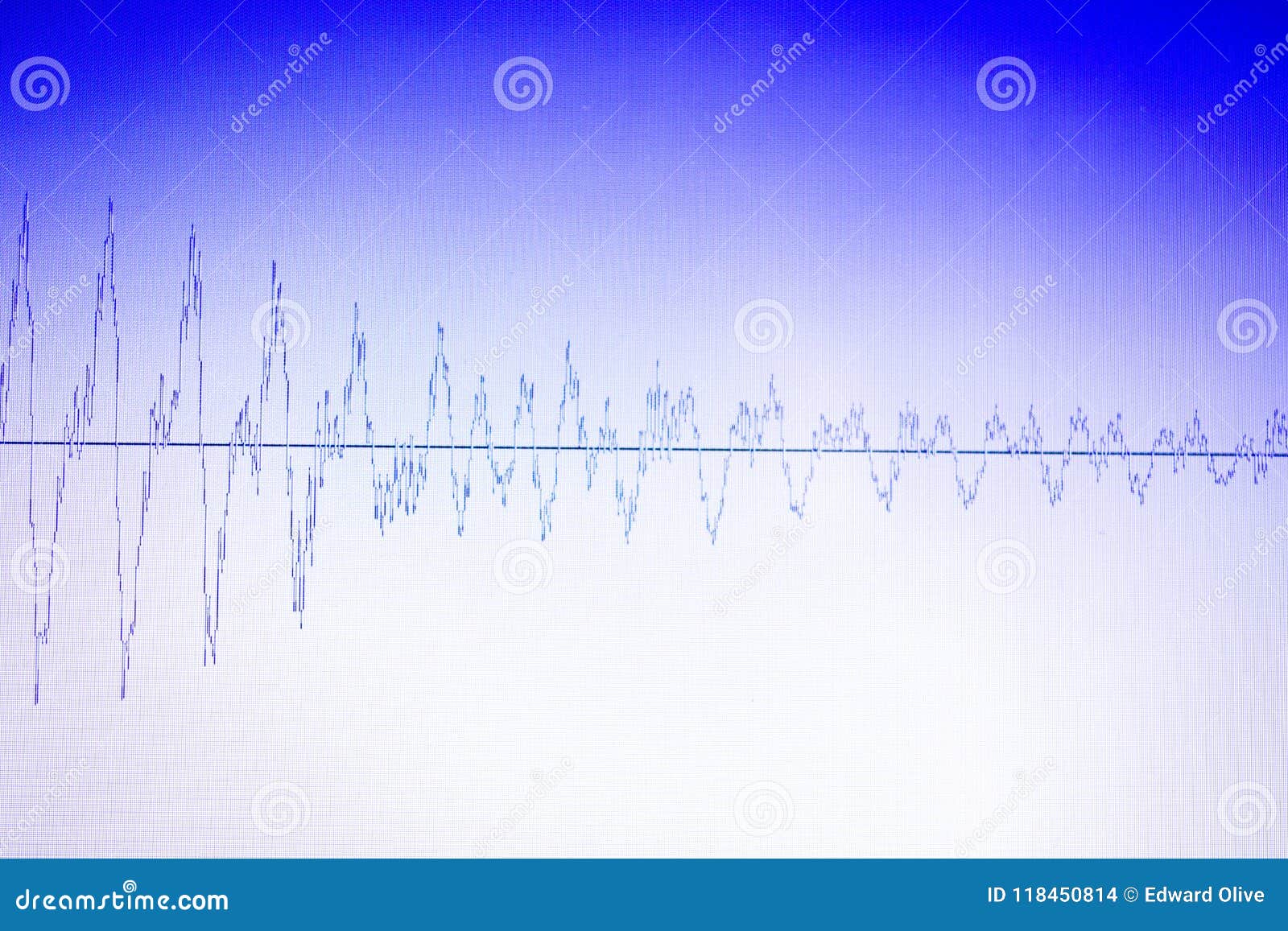 Audio Sound Wave Studio Editing Stock Photo - Image of club, record ...