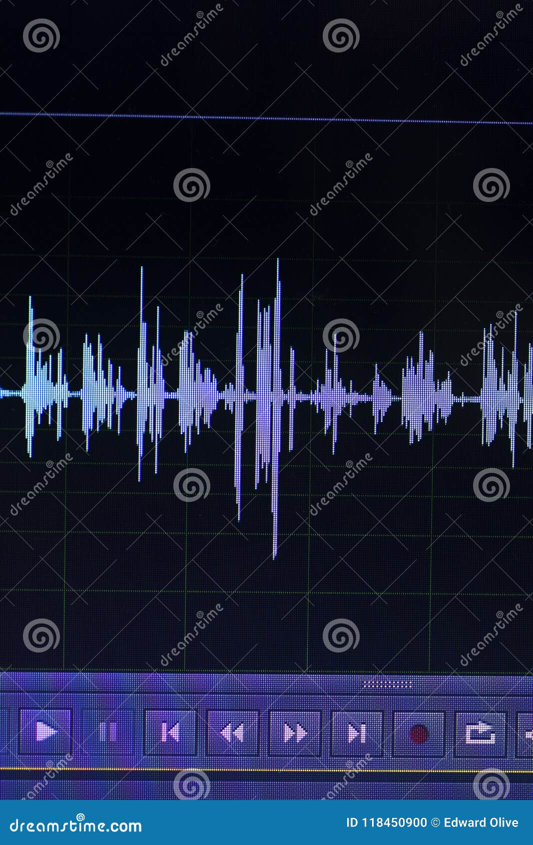 Audio Sound Wave Studio Editing Stock Photo - Image of editing, record ...