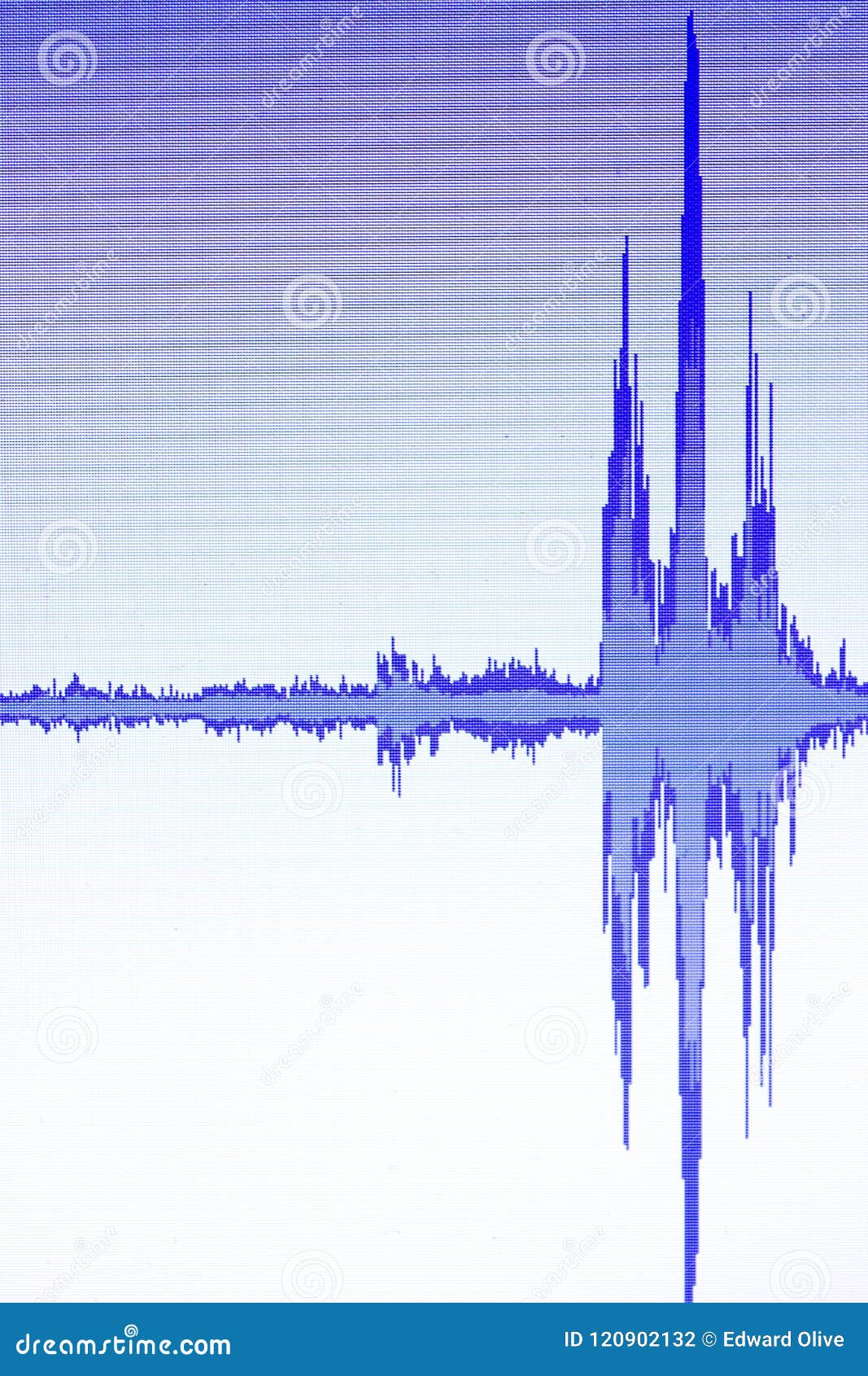 Audio Sound Wave Studio Editing Stock Photo - Image of soundtrack ...