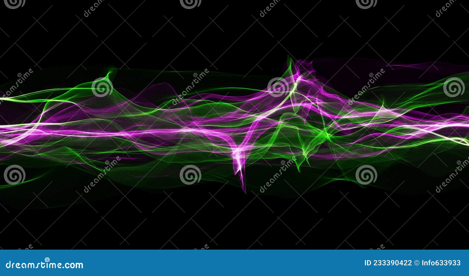 Audio Soundwave. Colorful Music Pulse Oscillation. Glowing Impulse ...