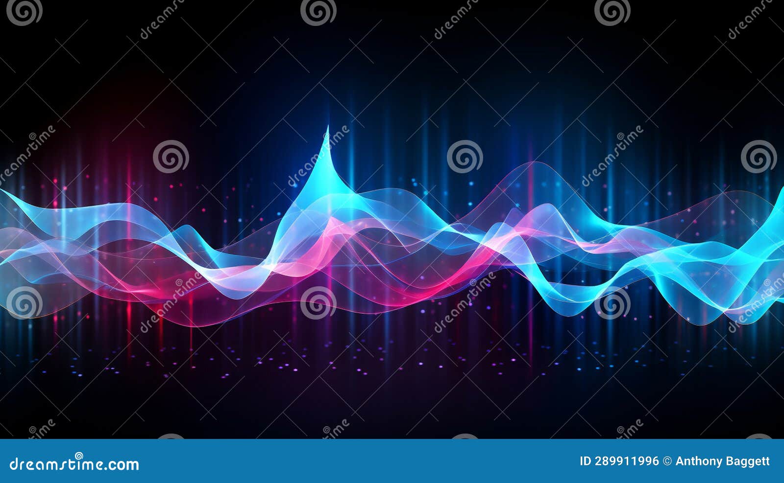 Audio Soundwave Scope Signal Stock Illustration - Illustration of ...