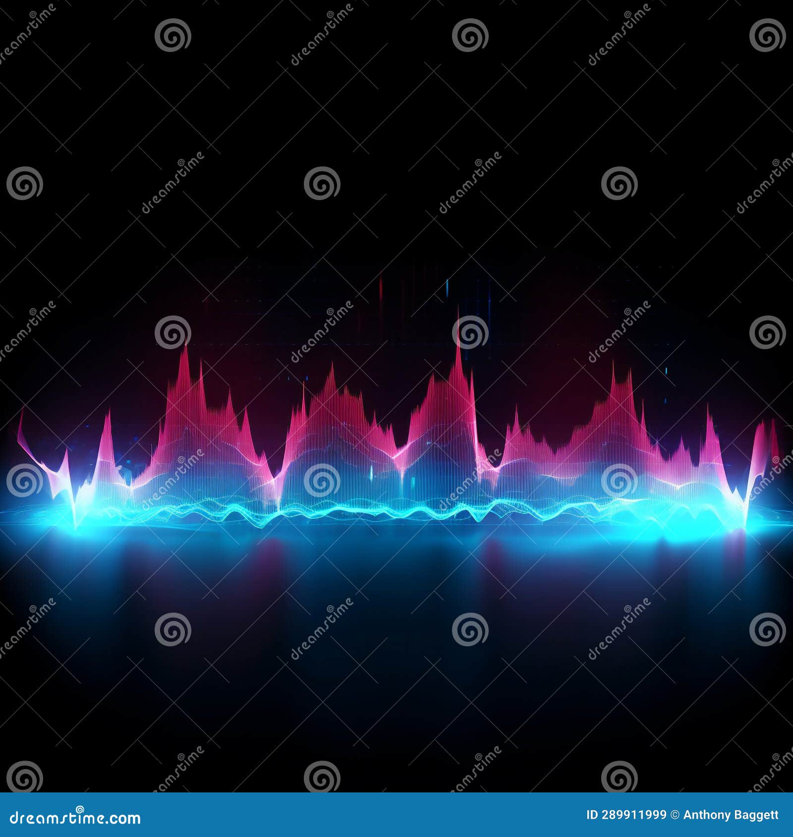 Audio Soundwave Scope Signal Stock Illustration - Illustration of ...