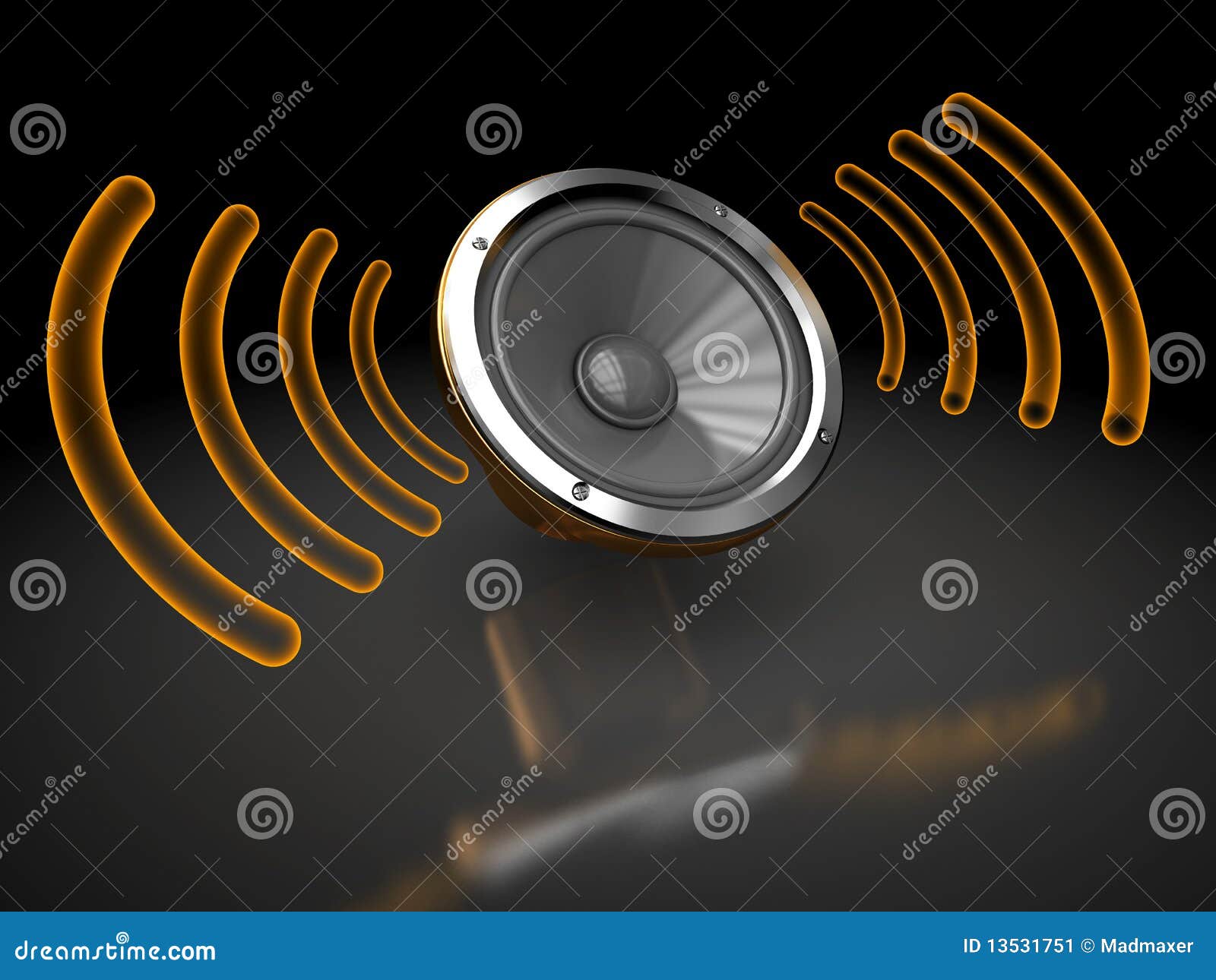 Audio speaker stock illustration. Illustration of electronic - 13531751