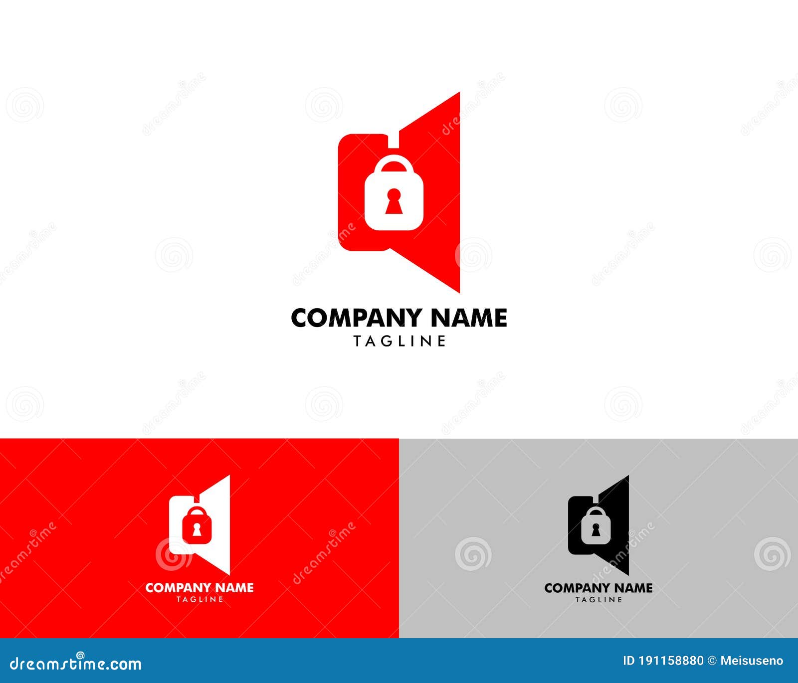 Audio Speaker Lock Icon Logo Design Element Stock Vector - Illustration ...