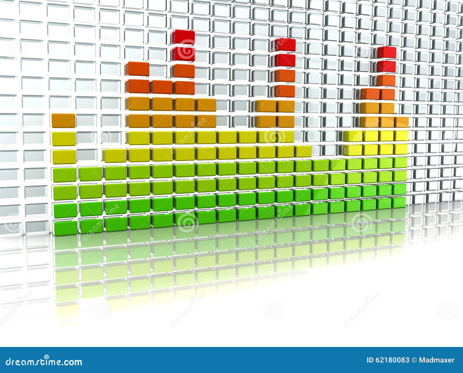 Audio Spectrum Visualizer Orange Background, Audio Spectrum Background ...