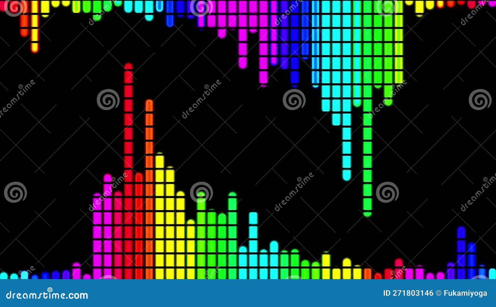 Audio Spectrum Audio Visualizer Motion Graphics Stock Footage - Video ...