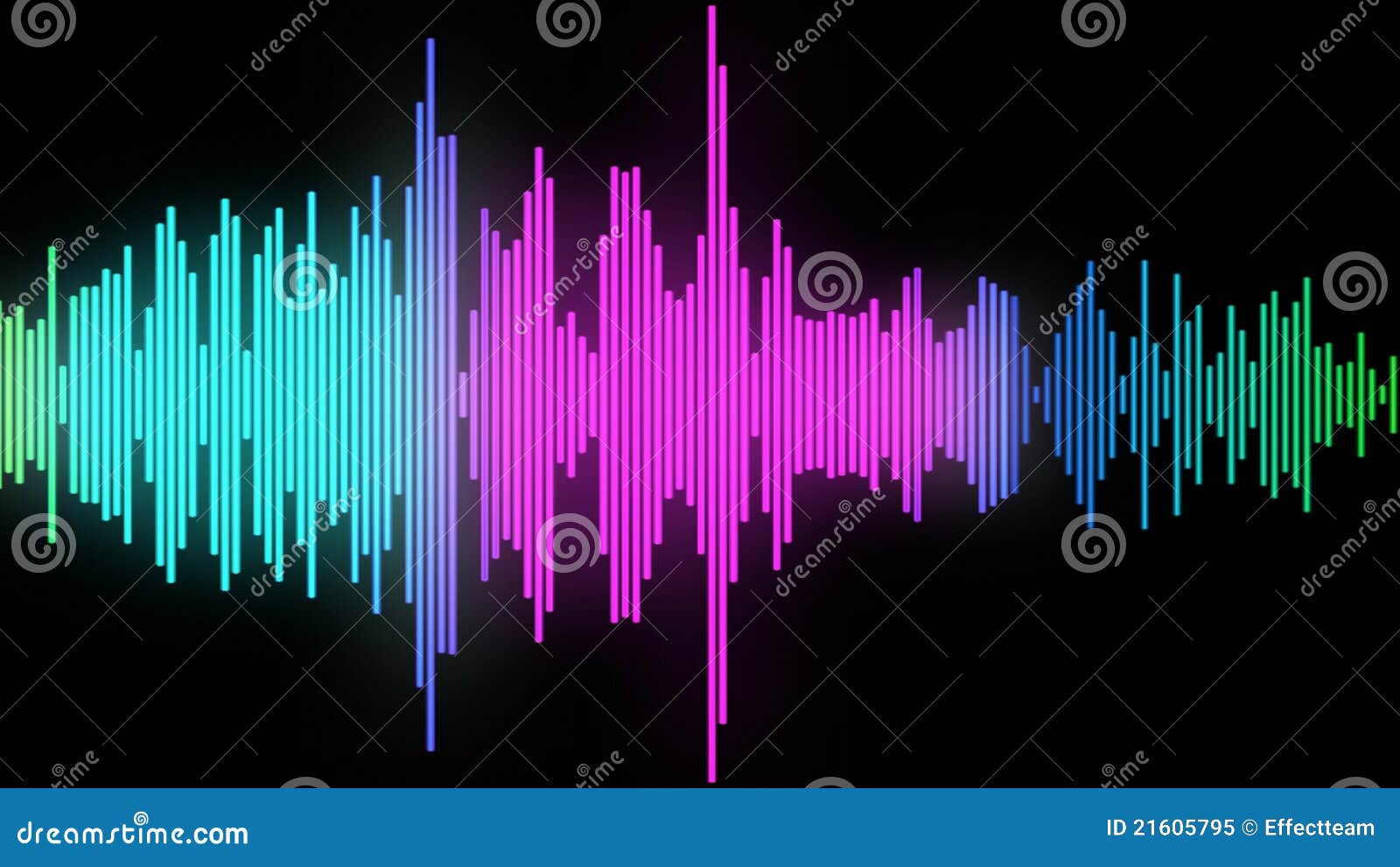 Audio spectrum glow 04 stock illustration. Illustration of technology ...
