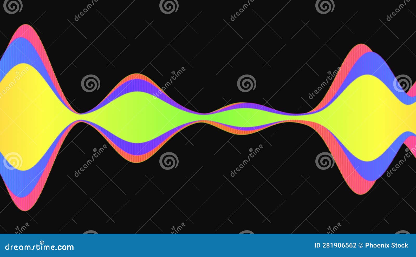 Audio Spectrum. Minimalist Audio Wave Isolated Stock Illustration ...