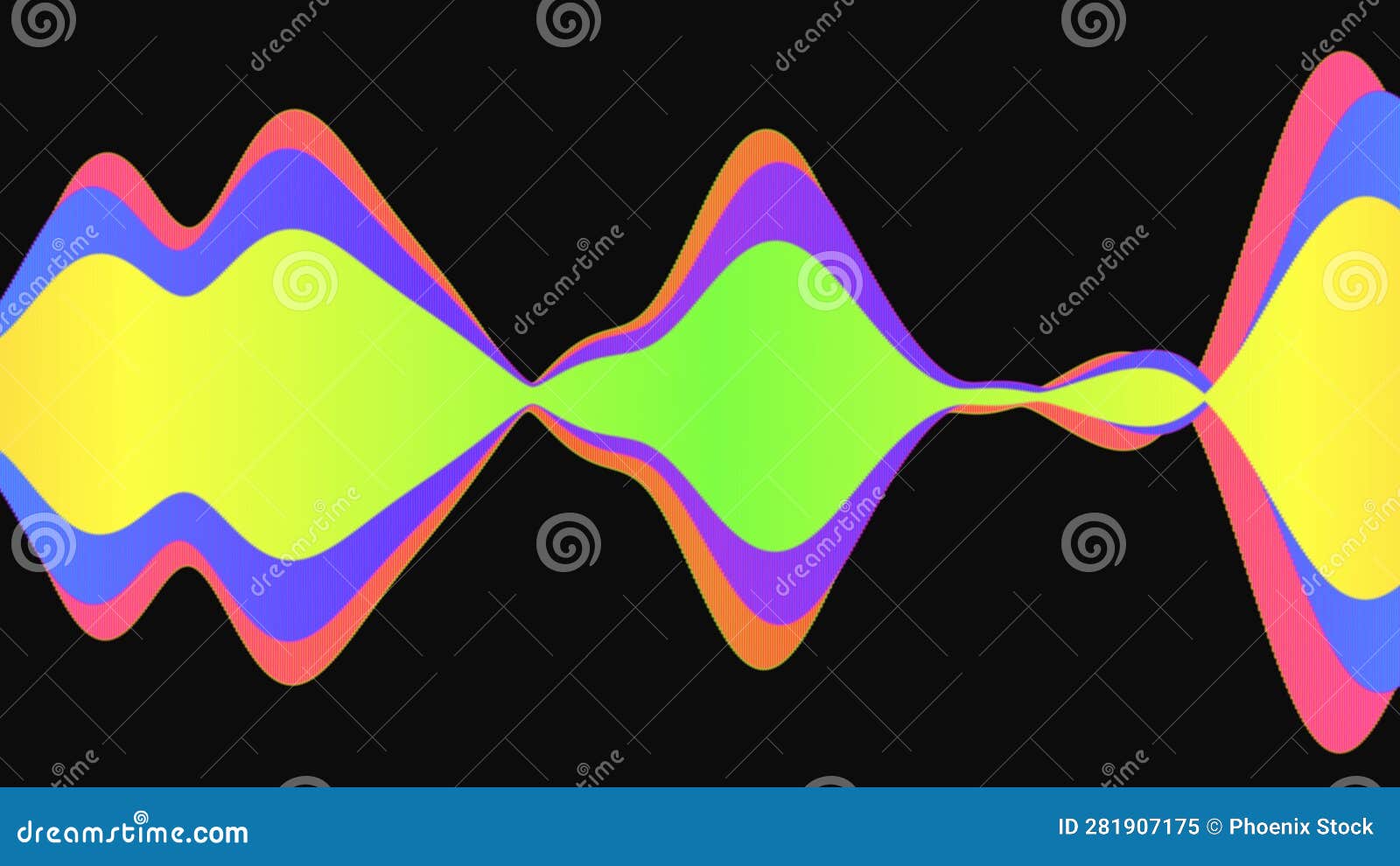 Audio Spectrum. Minimalist Audio Wave Isolated Stock Illustration ...