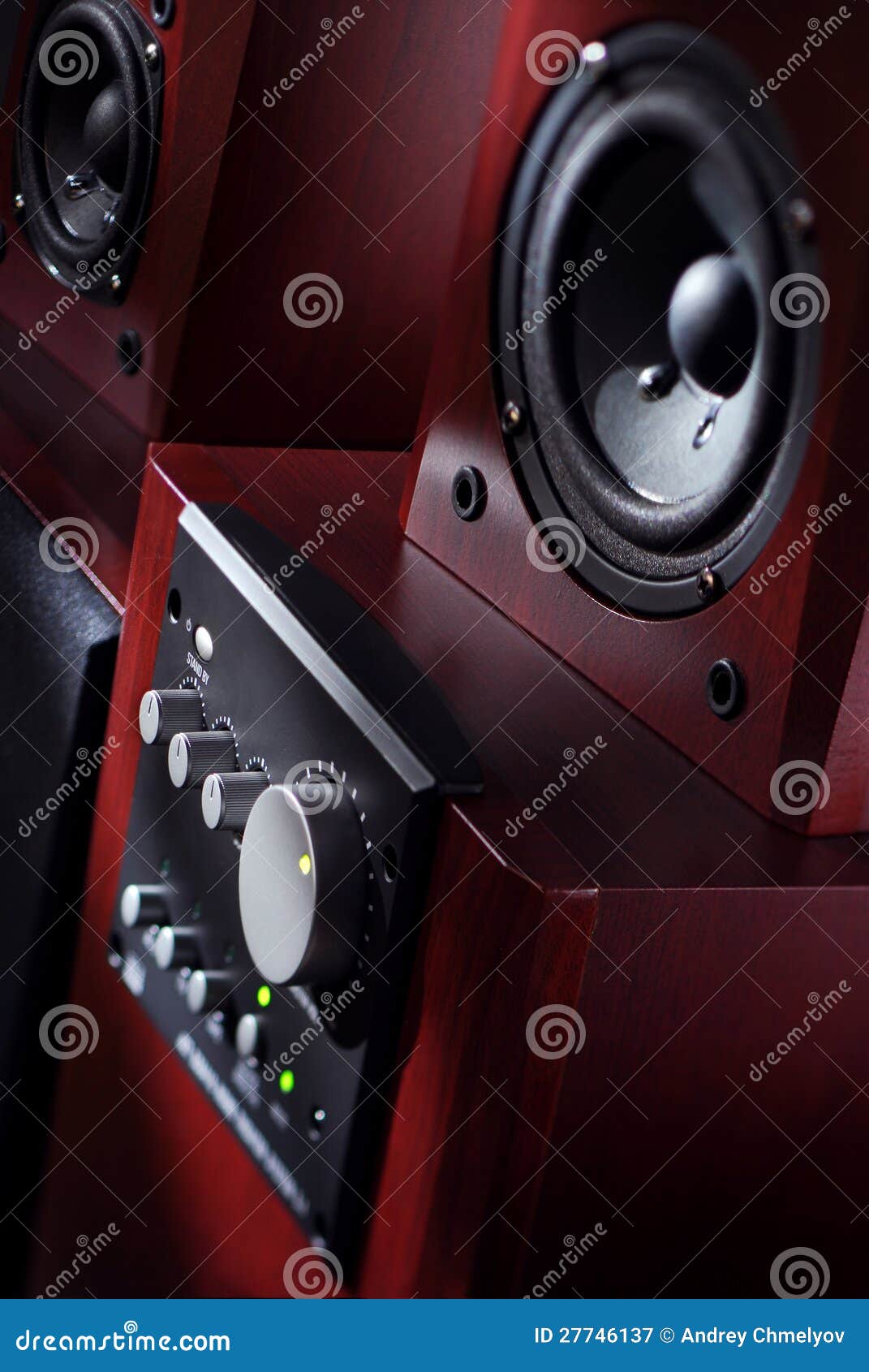 Audio system stock image. Image of speaker, modern, shine - 27746137