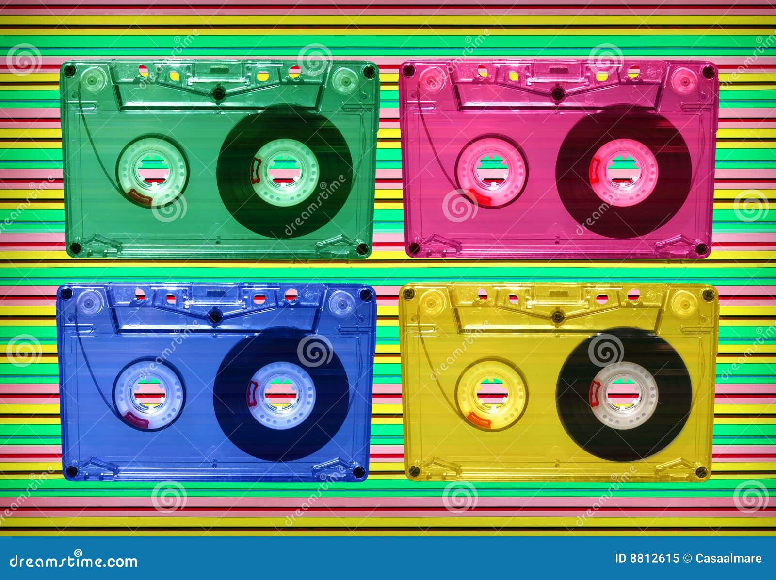 Audio tape disco stock image. Image of copy, funky, blue - 8812615