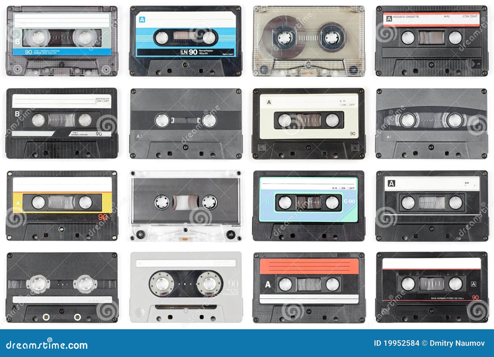 Audio tapes stock photo. Image of equipment, media, reel - 19952584