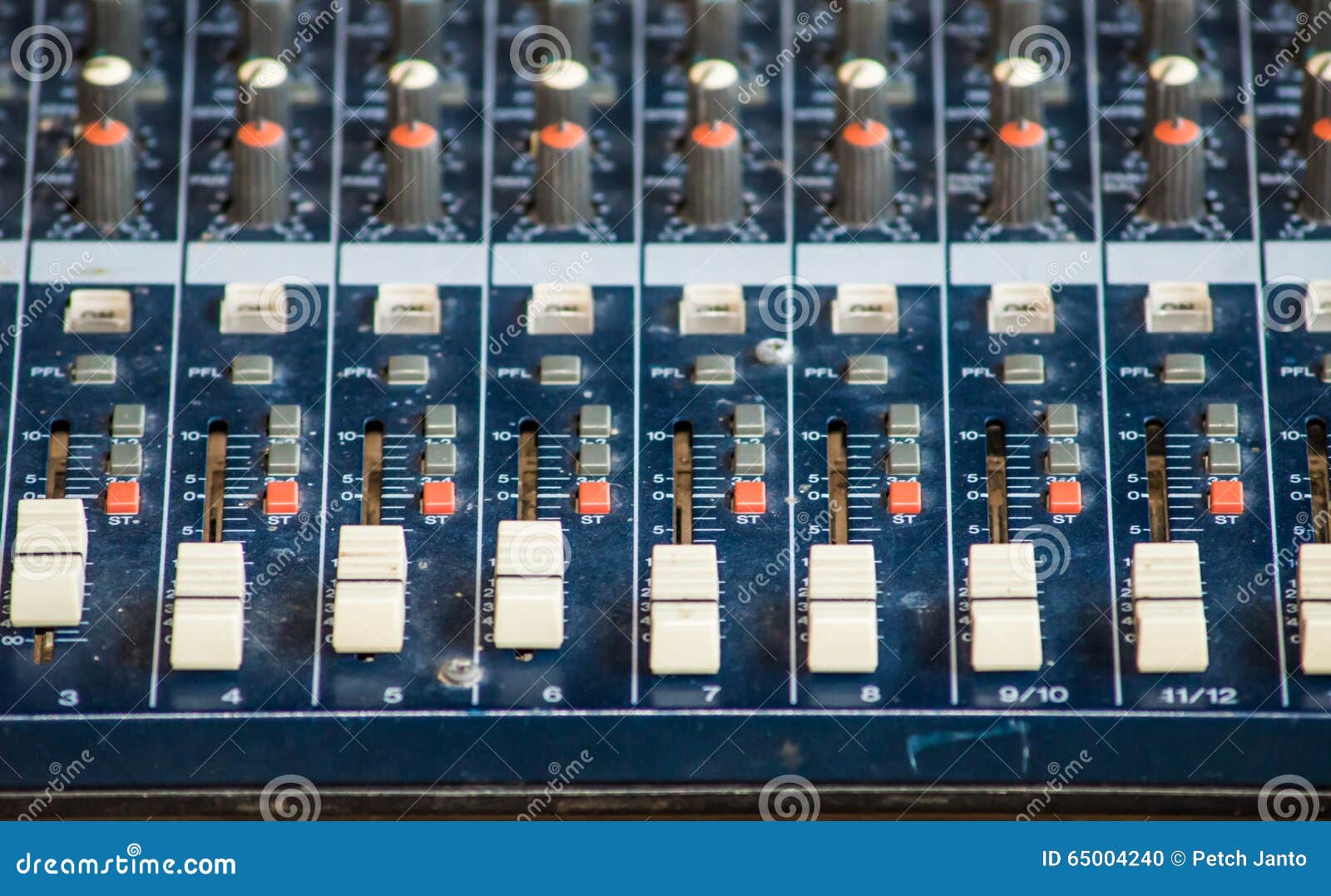 Audio Transmission, Sound Studio Adjusting Stock Photo - Image of music ...
