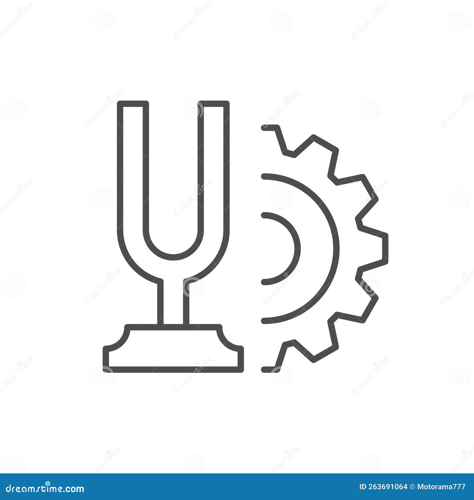 Audio Tune Process Line Icon Stock Vector - Illustration of line, tuner ...