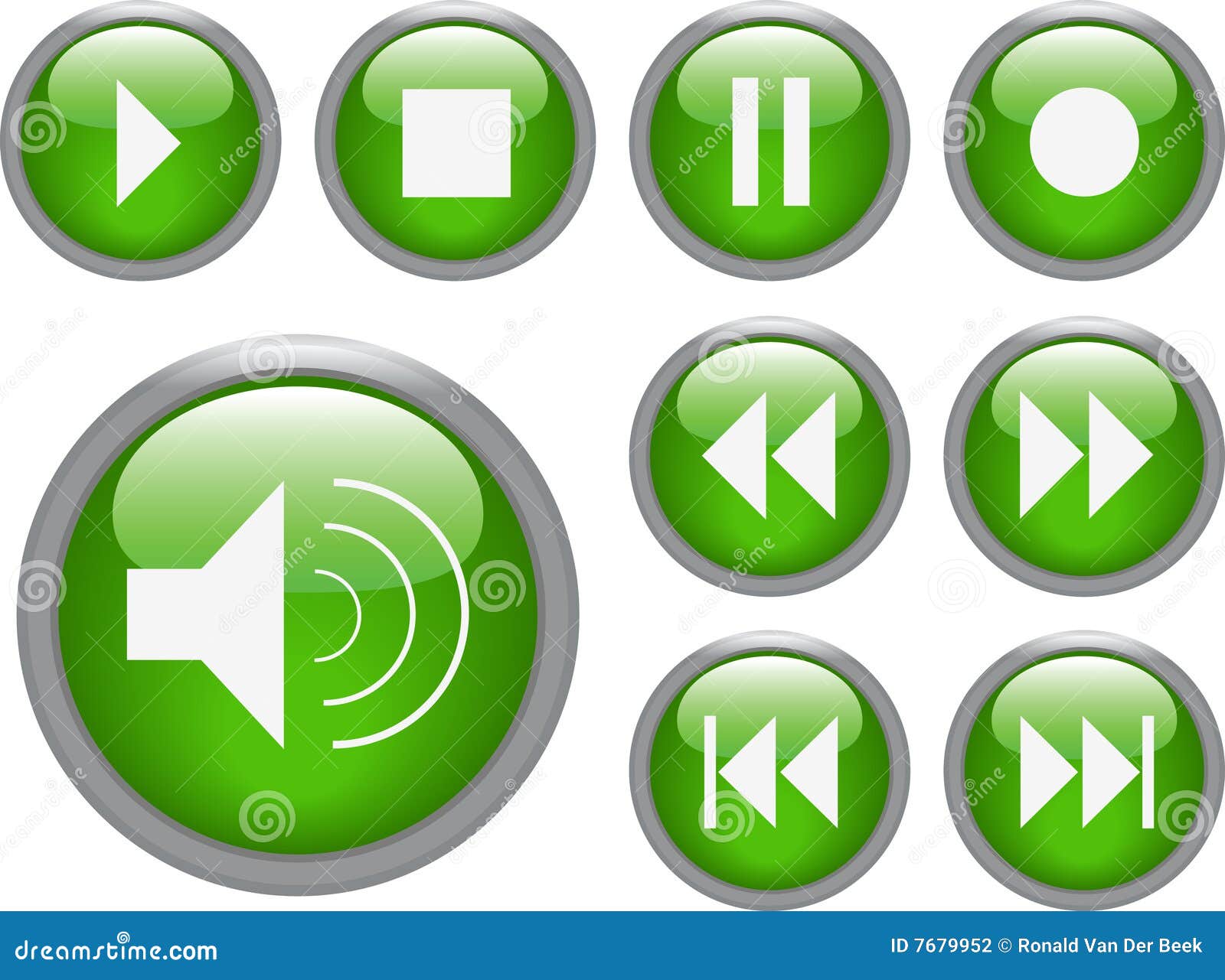 Audio And Video Linear Icons Set. Playback, Streaming, Editing, Mixing ...