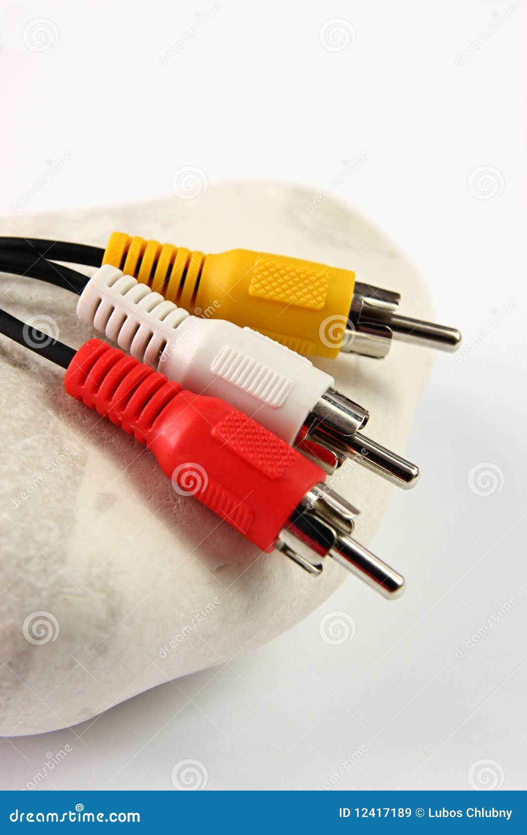 Audio video cable stock image. Image of sound, isolated - 12417189