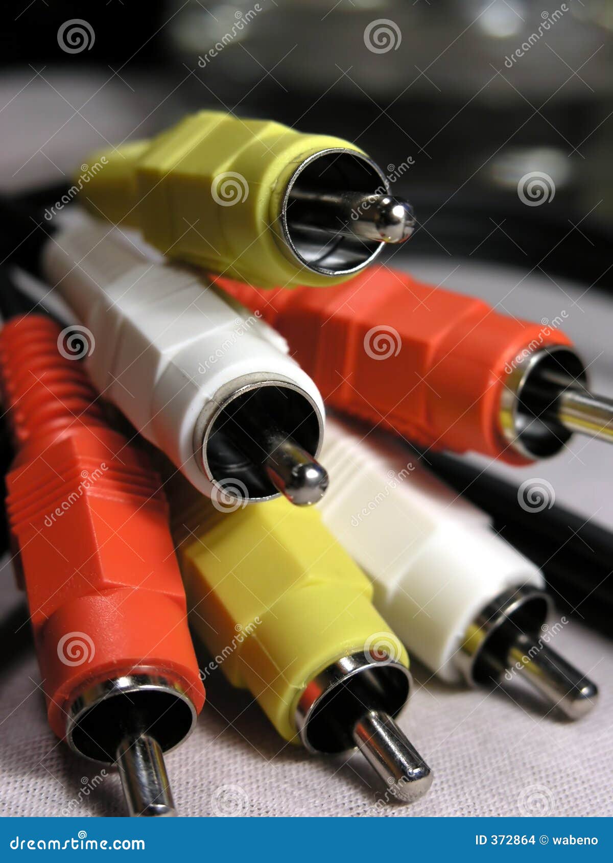 Audio and video cable stock photo. Image of color, computer - 372864